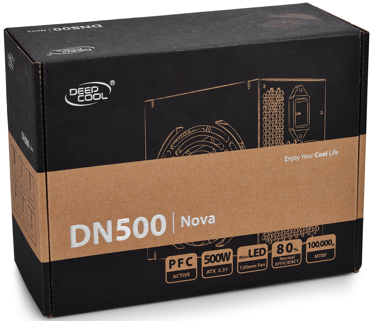 Maitinimo blokas Deepcool DN500 500 W, 12 cm - Senukai.lt