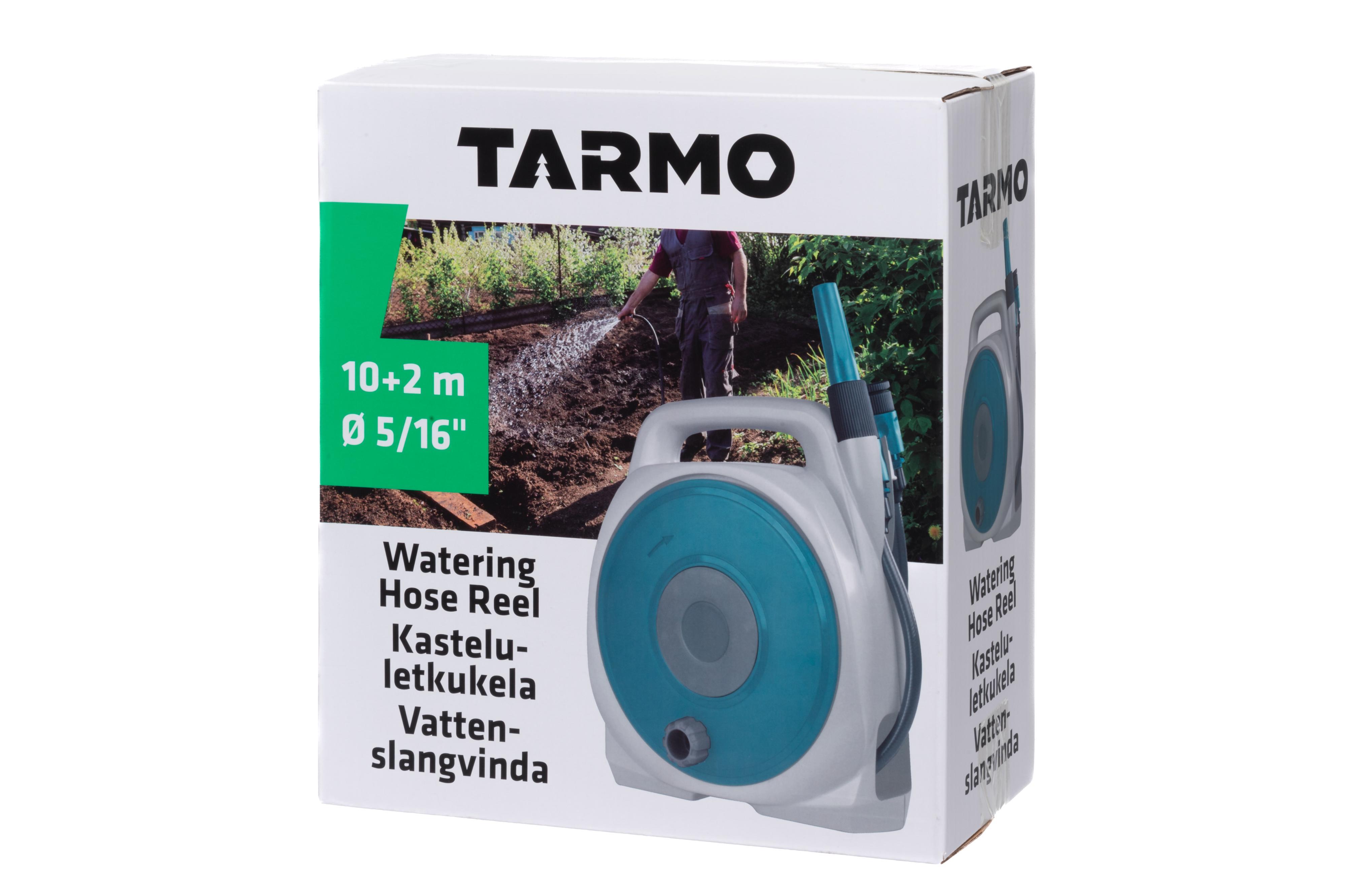 Automatinė žarnos ritė su laistymo žarna Tarmo, 12 m (pažeista pakuotė ...