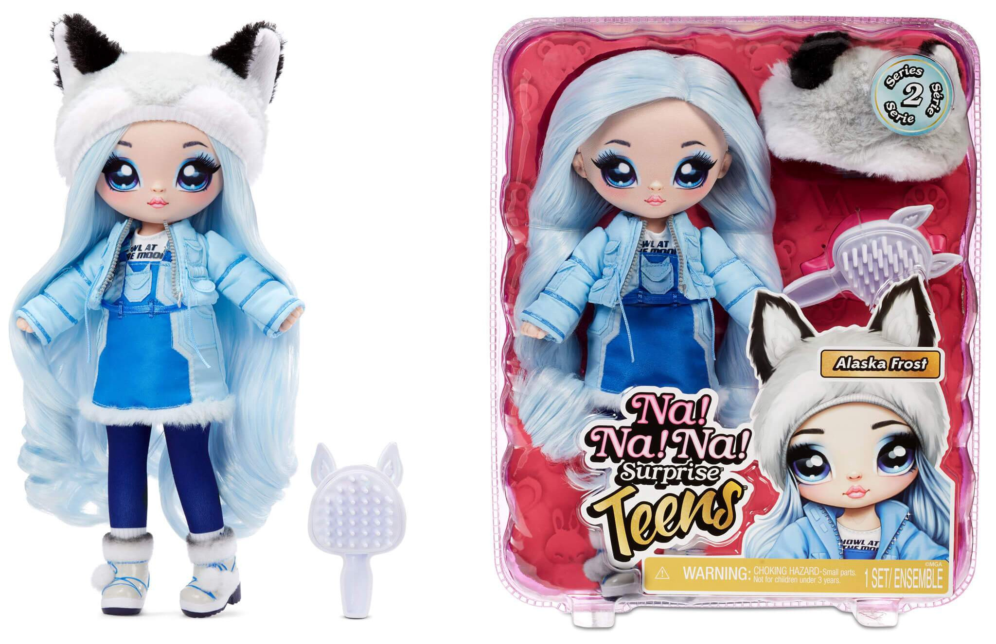 Lėlė MGA Na! Na! Na! Surprise Teens Alaska Frost Alaska Frost, 28 cm - 1a.lt