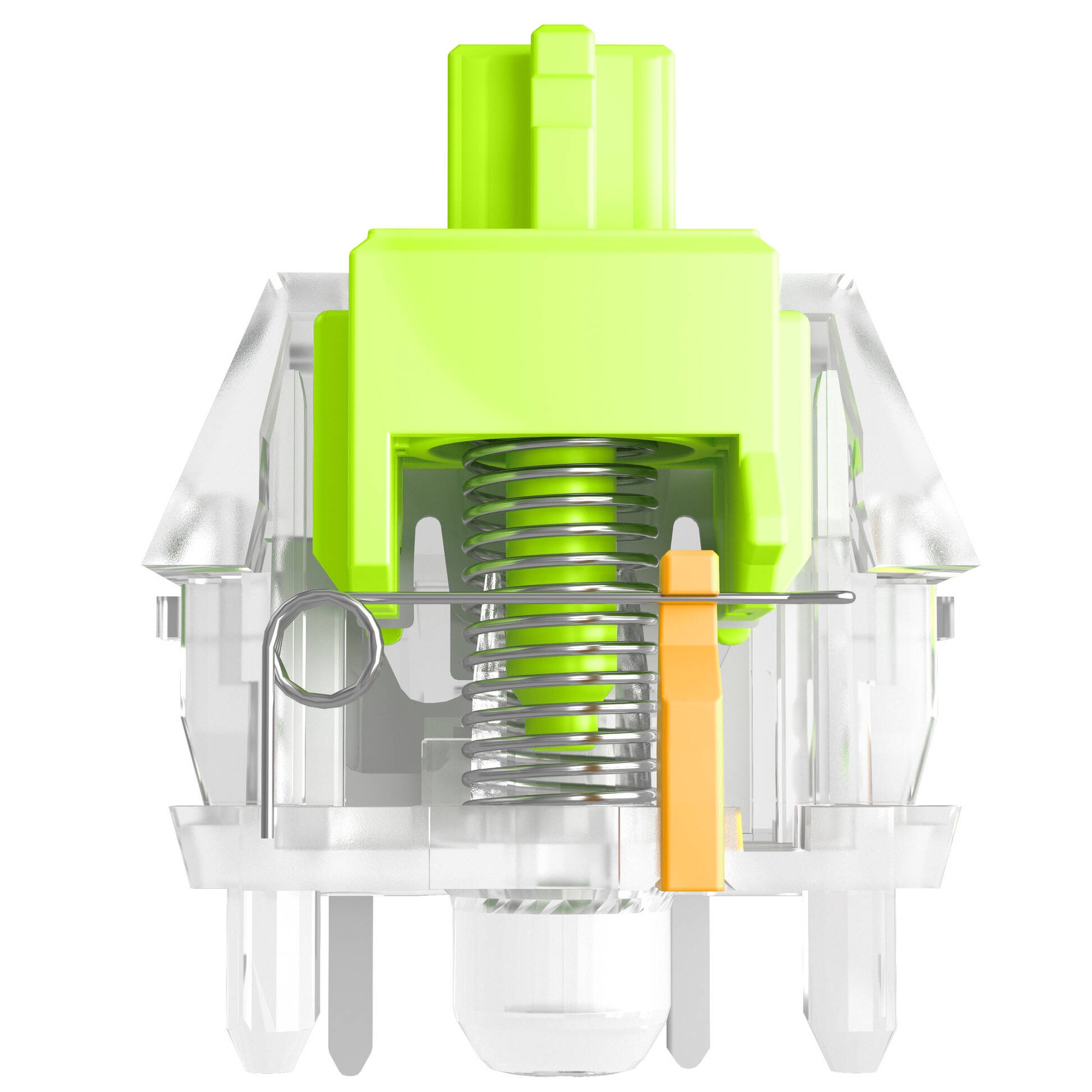 Klaviatūras taustiņi Glorious Raptor, caurspīdīga/zaļa - Ksenukai.lv