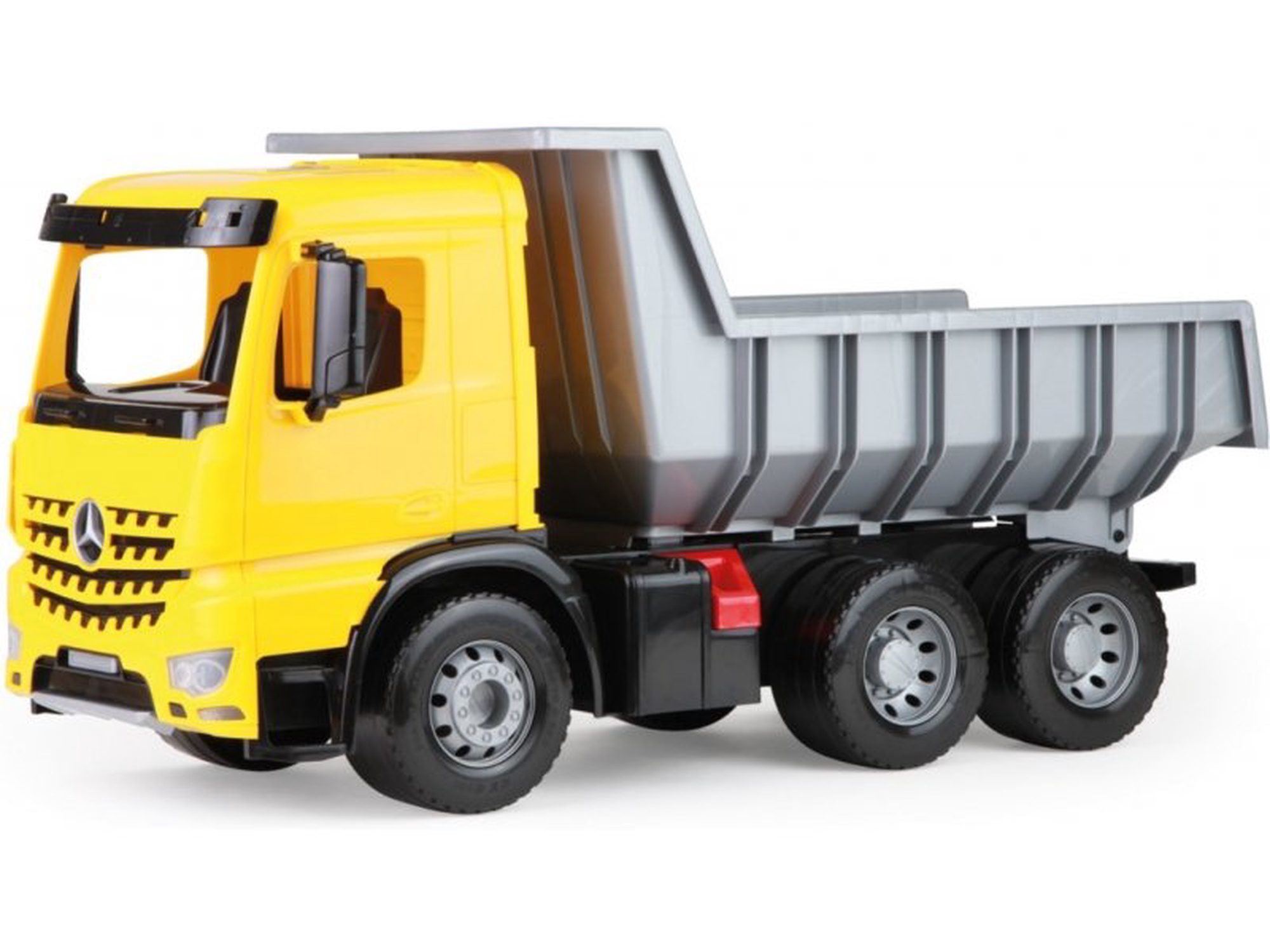 Rotaļu pašizgāzējs Lena Arocs Dump Truck 2064E, dzeltena - Ksenukai.lv