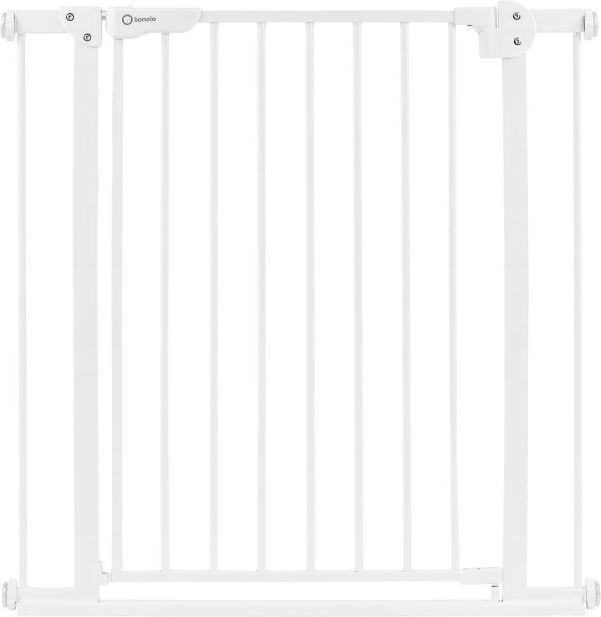 Turvavärav Lionelo Truus Slim, 105 cm x 78 cm, valge (kahjustatud ...