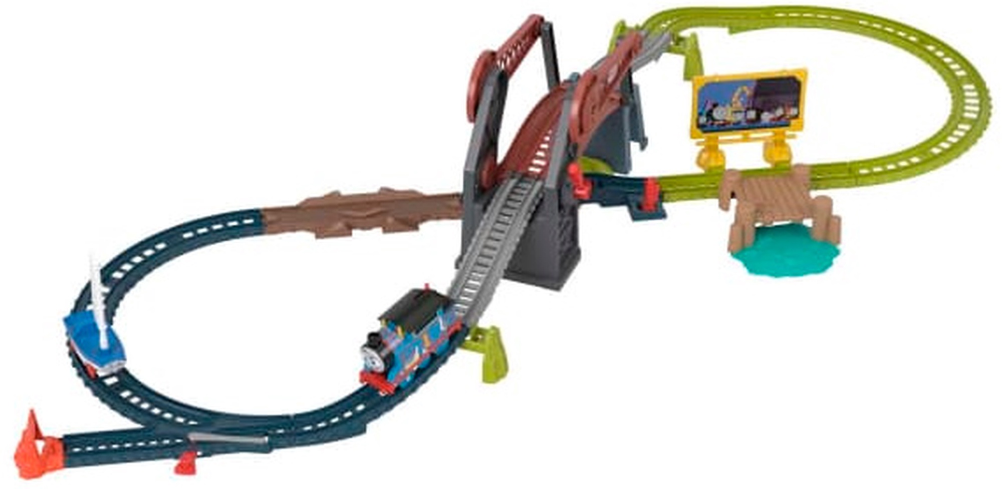 Mängurong rööbastega Mattel Fisher Price Thomas & Friends Bridge Lift ...