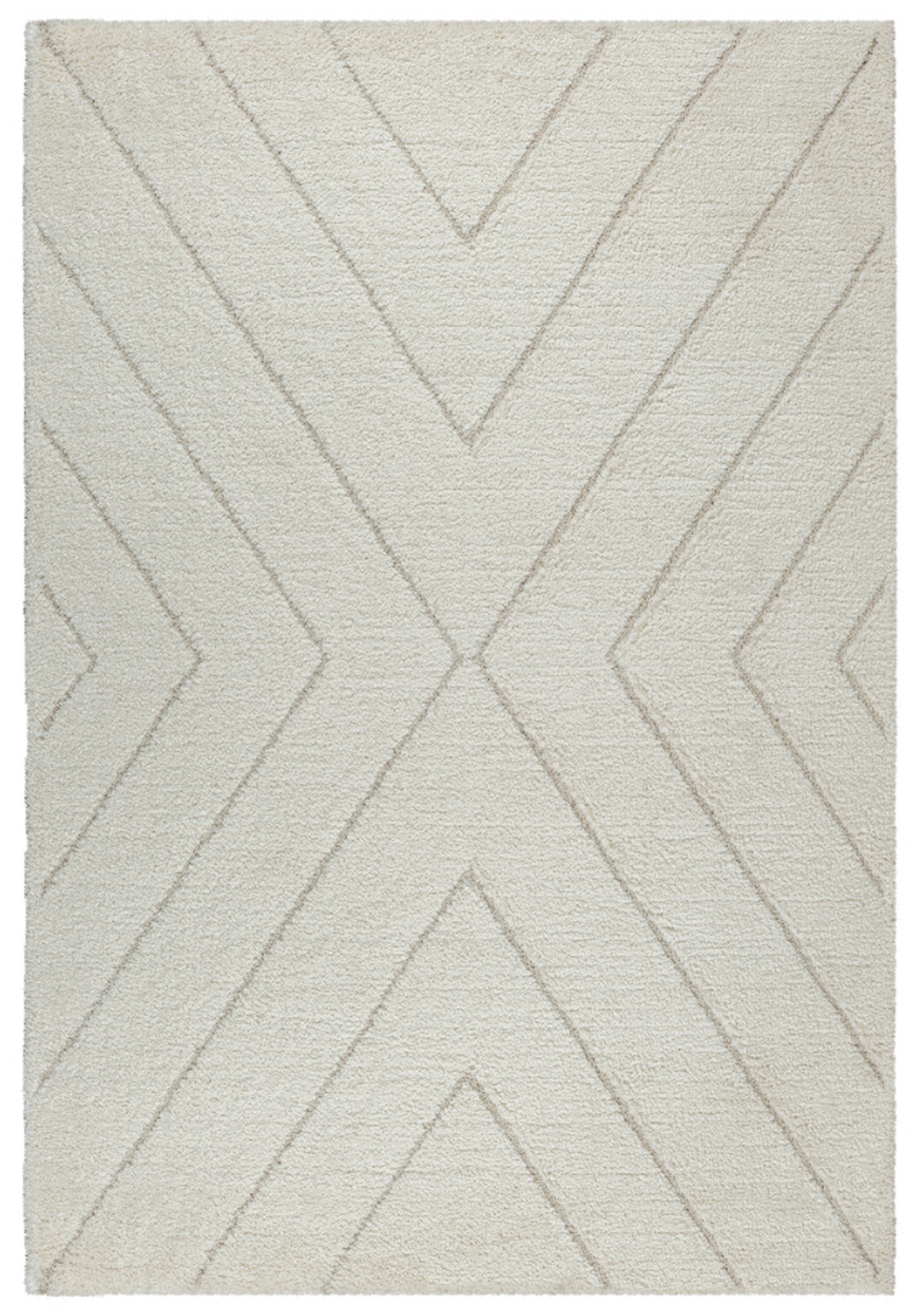 Vaip Domoletti Ideal, valge/hall, 290 cm x 200 cm - K-rauta
