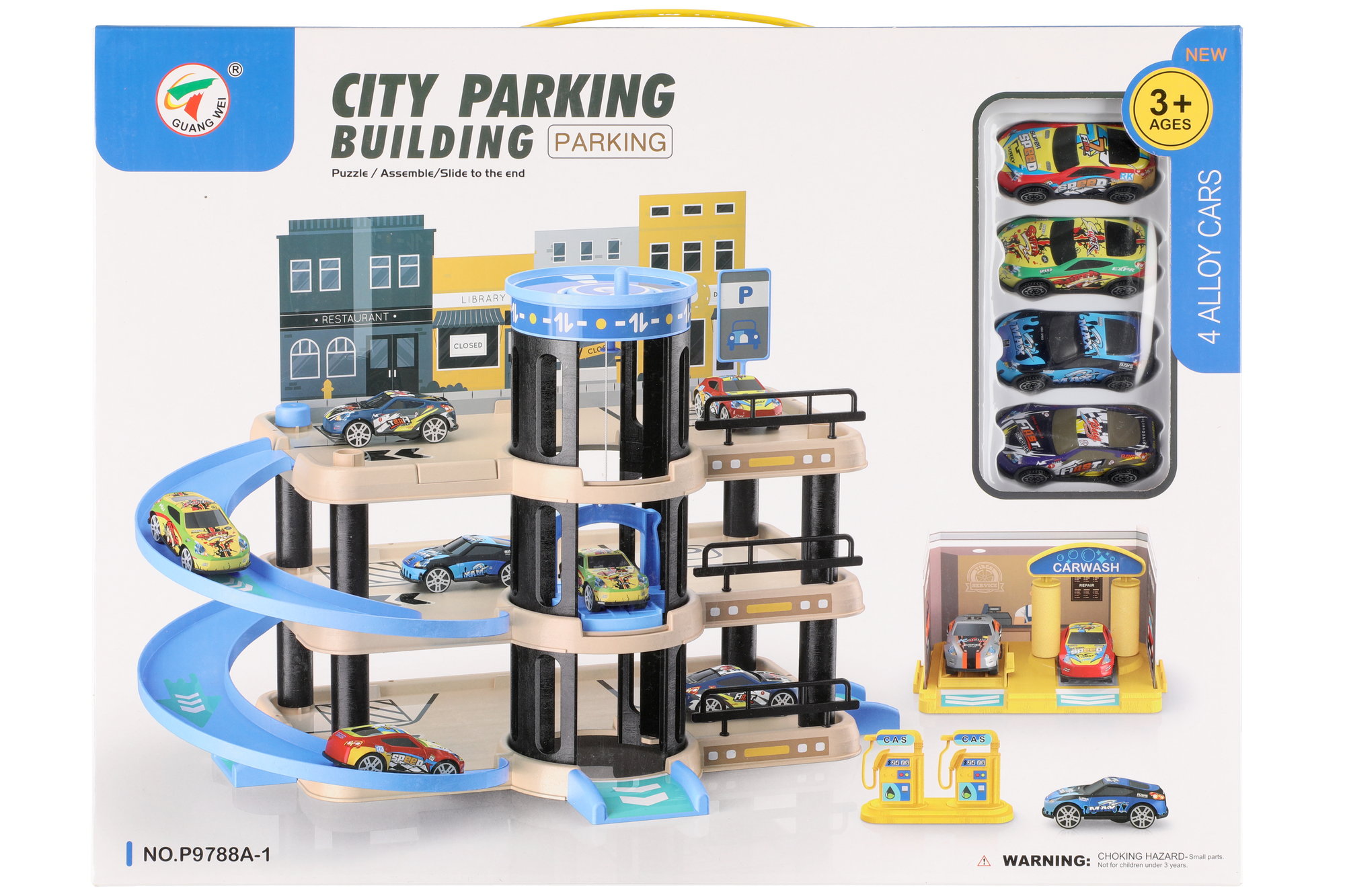 Autoparkla City Parking Building 628037, mitmevärviline - 1a.ee
