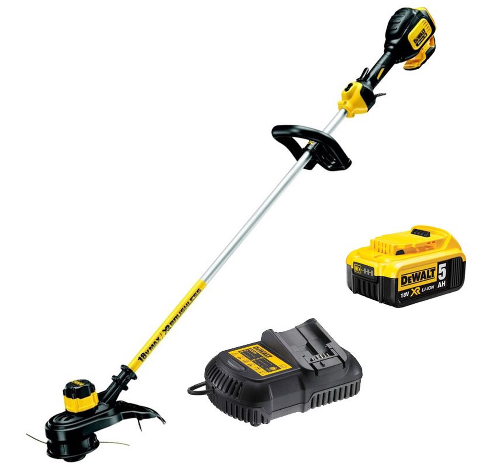 Akumuliatorinė žoliapjovė Dewalt DCM561P1-QW, 18 V - 1a.lt