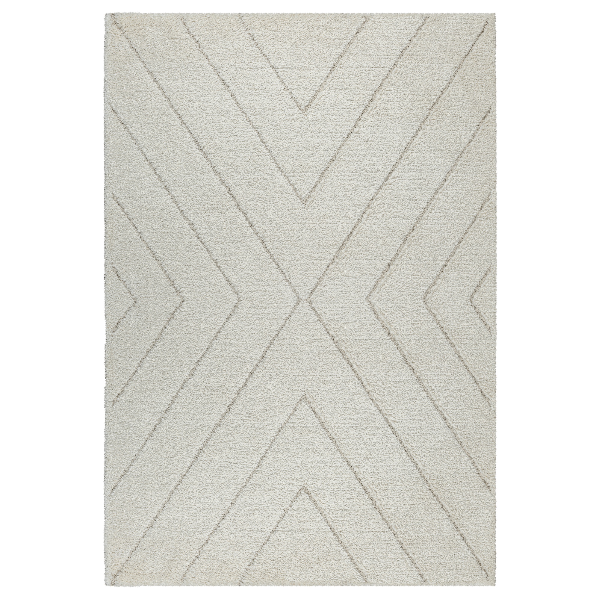 Vaip Domoletti Ideal, valge/hall, 290 cm x 200 cm - K-rauta