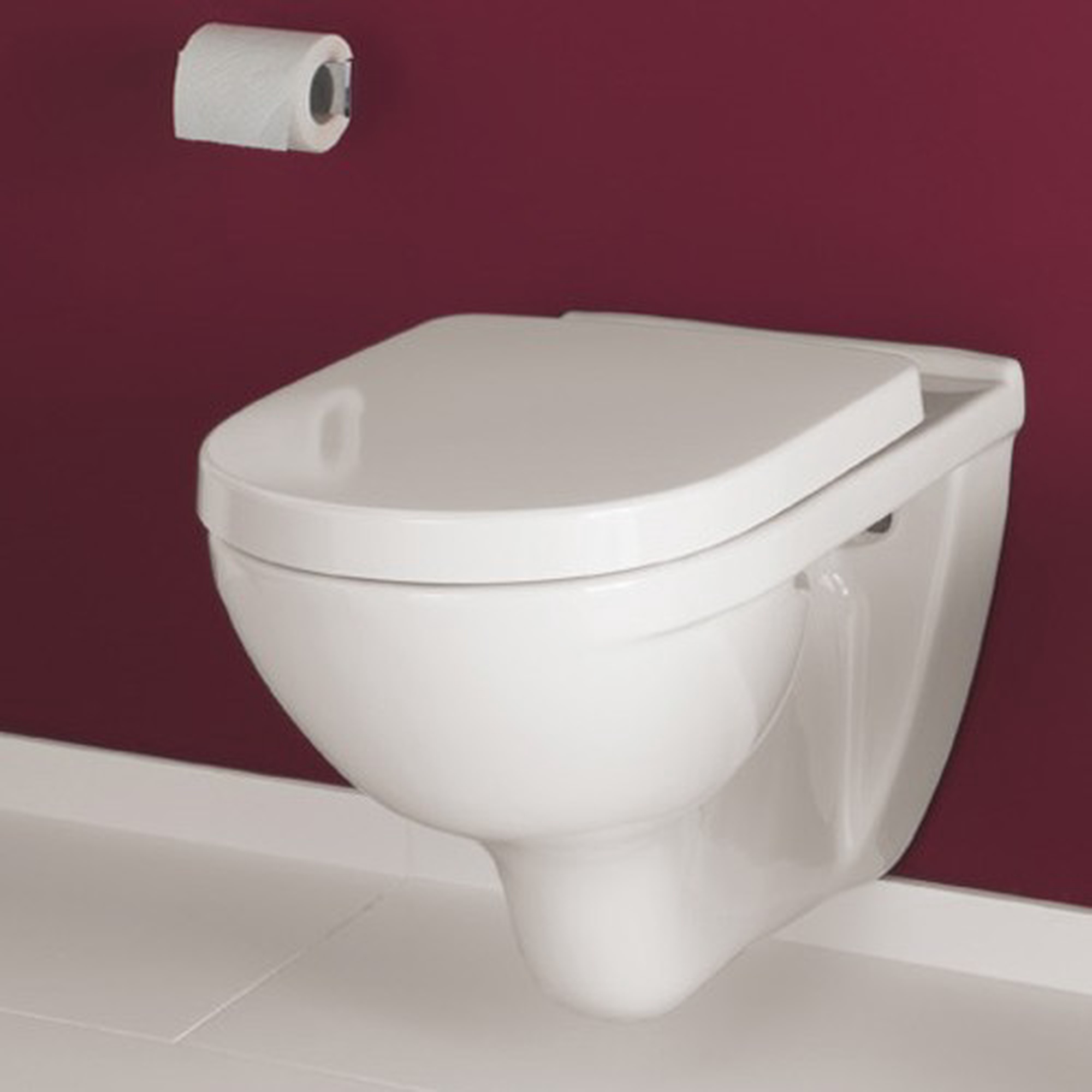 WC-pott, seinapealne Villeroy & Boch O. Novo 5660H101, kaanega, 360 mm ...