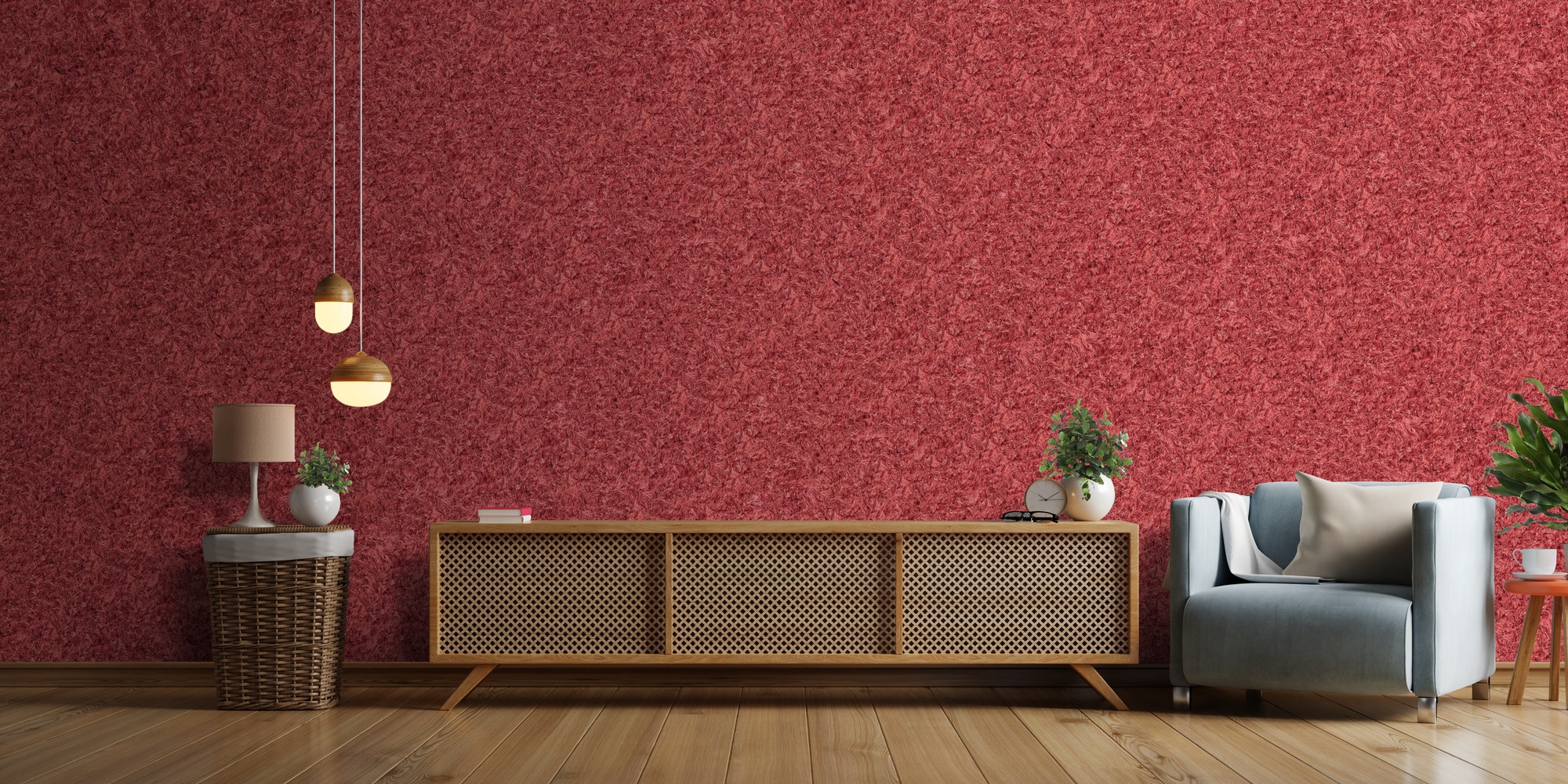 Vedeltapeet Domoletti 938-N, 1, punane/kirss - K-rauta