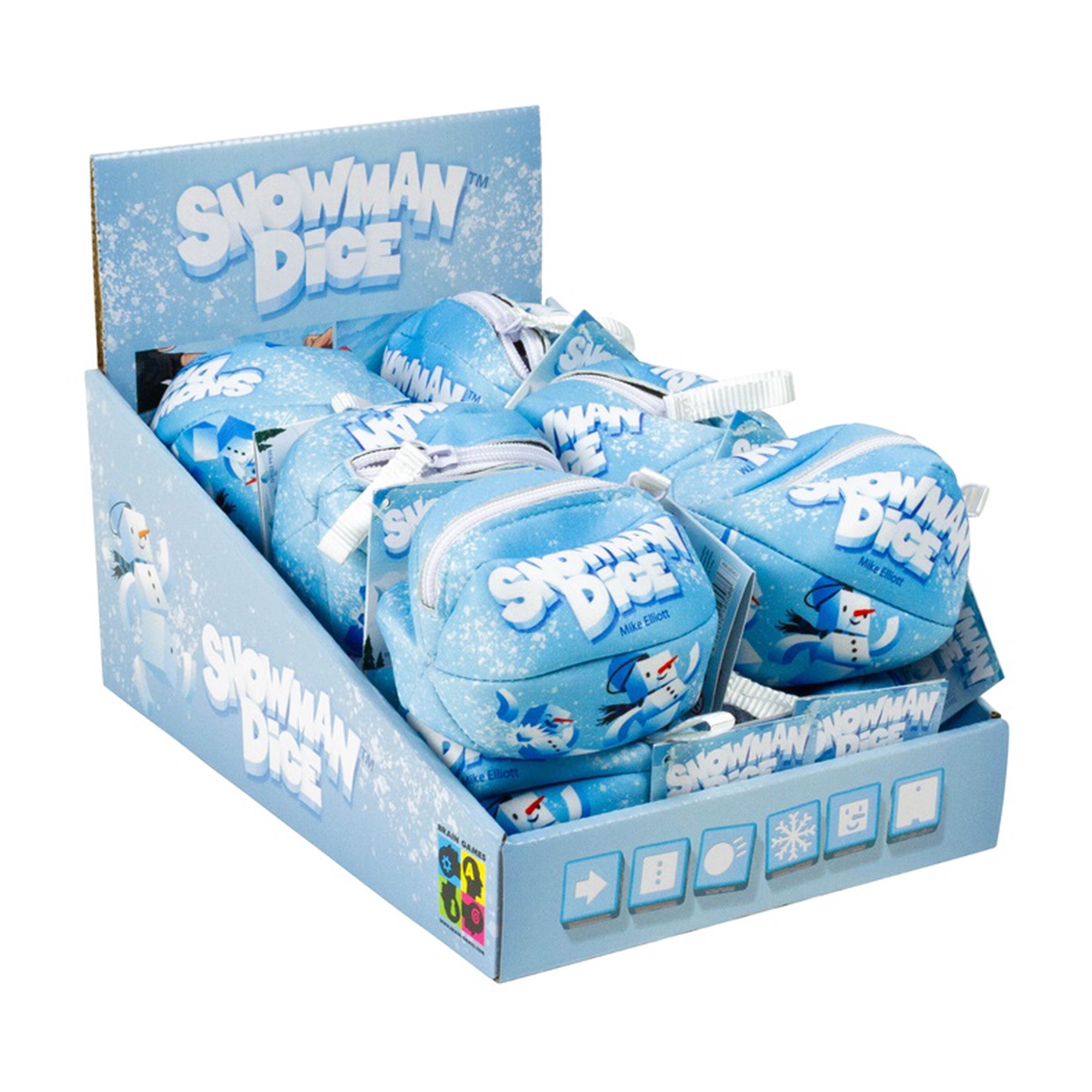 Stalo žaidimas Brain Games Snowman Dice - 1a.lt