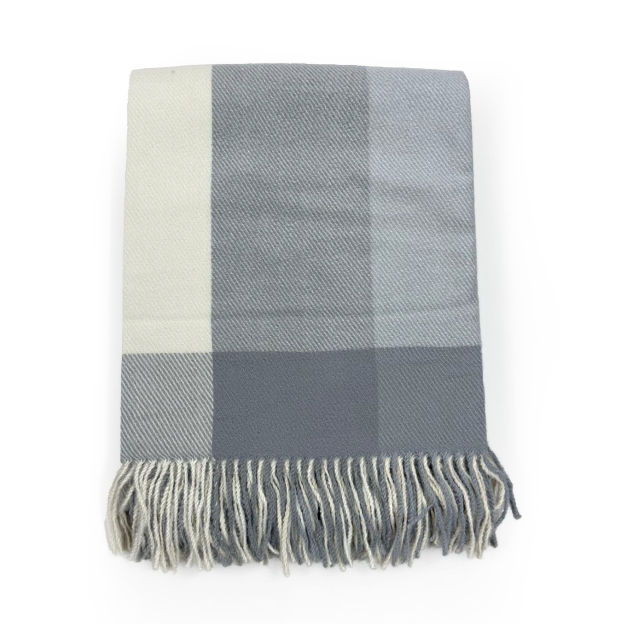 Pledi Domoletti TENDER, balta/pelēka, 130 cm x 160 cm - Ksenukai.lv