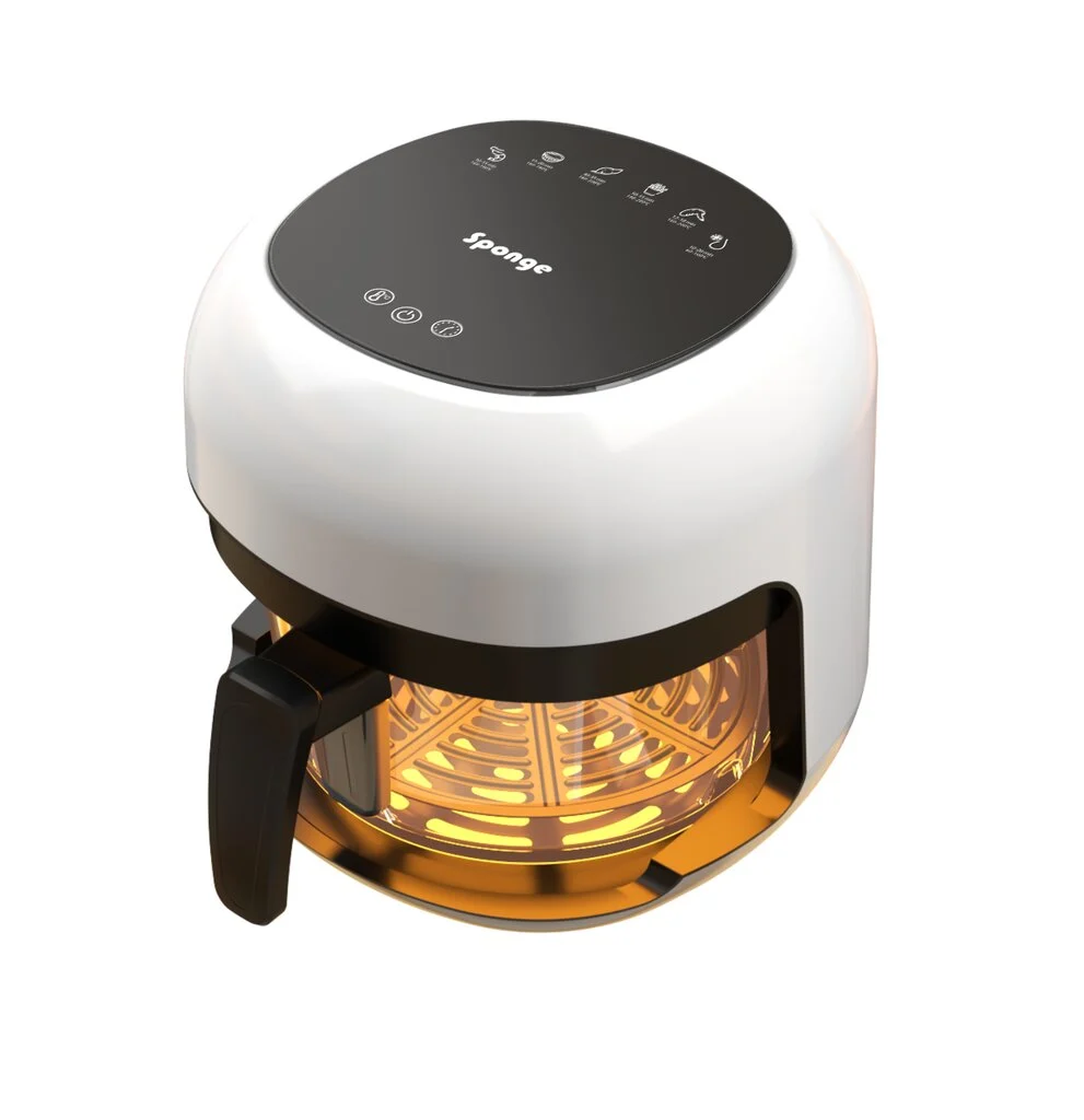 Aerogrils Sponge, balta/melna, 1000 W, 4 l - Ksenukai.lv