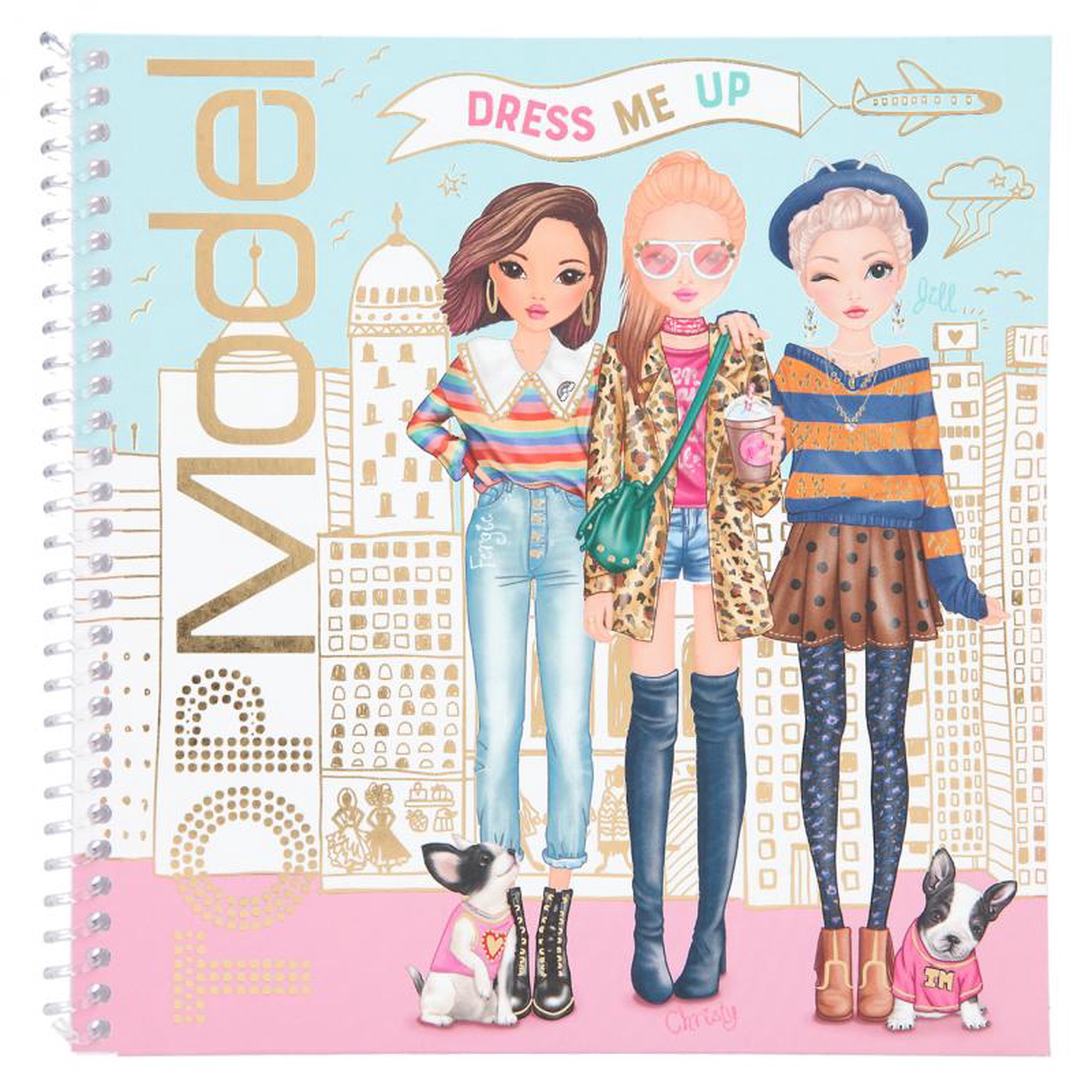 Наклейка Depesche Top Model Dress Me Up, многоцветный - K-rauta