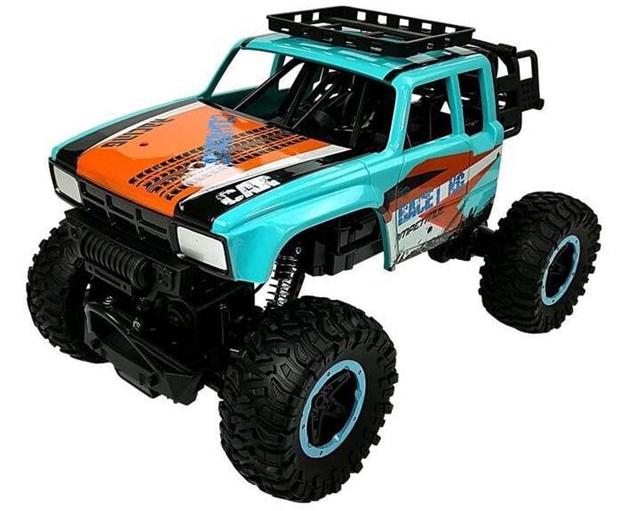 Rc automašīna Lean Toys Car Off-Road LT5054, 1:14, zila/oranža ...