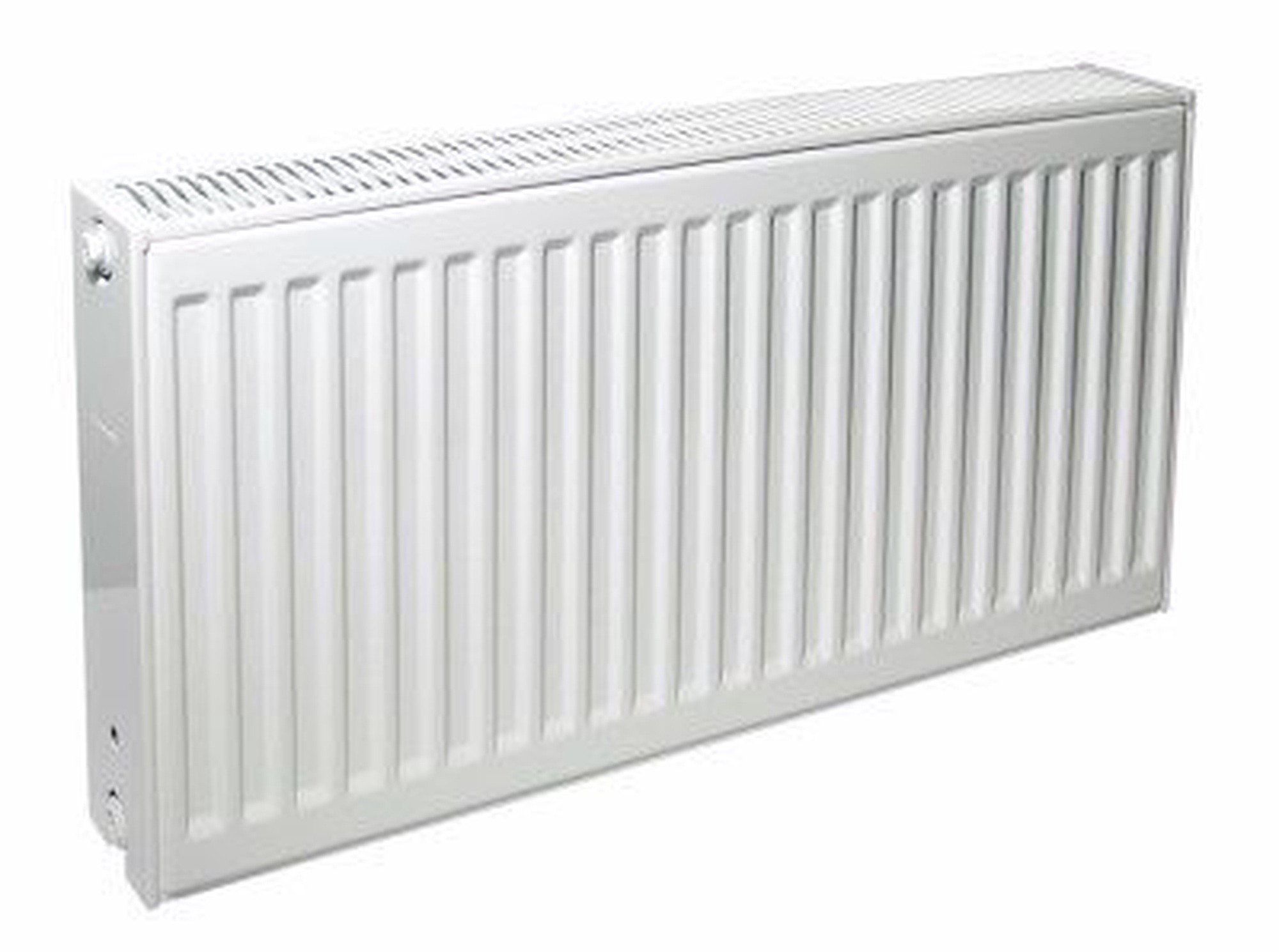 Radiators Purmo Compact, 50 cm x 50 cm, sānu pieslēgums, 434 W, balta ...