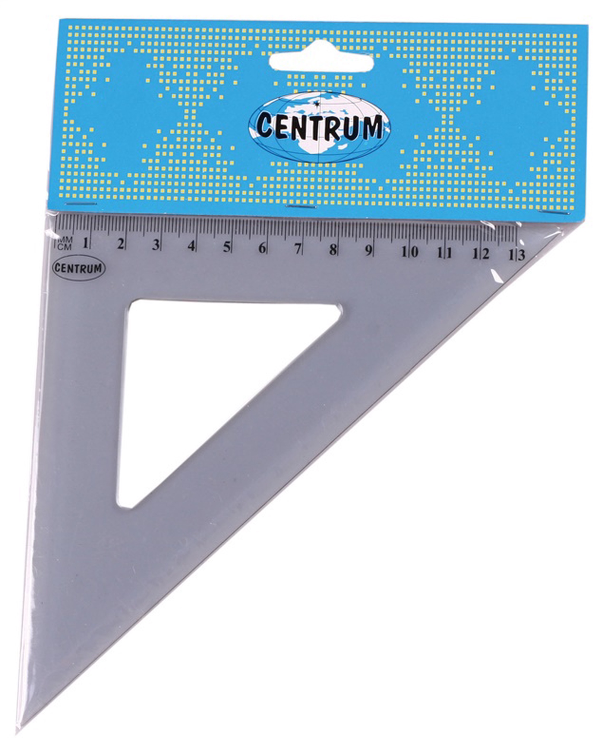 Kolmnurkjoonlaud Centrum 81829, 13 cm, plastik, läbipaistev v. - K-rauta