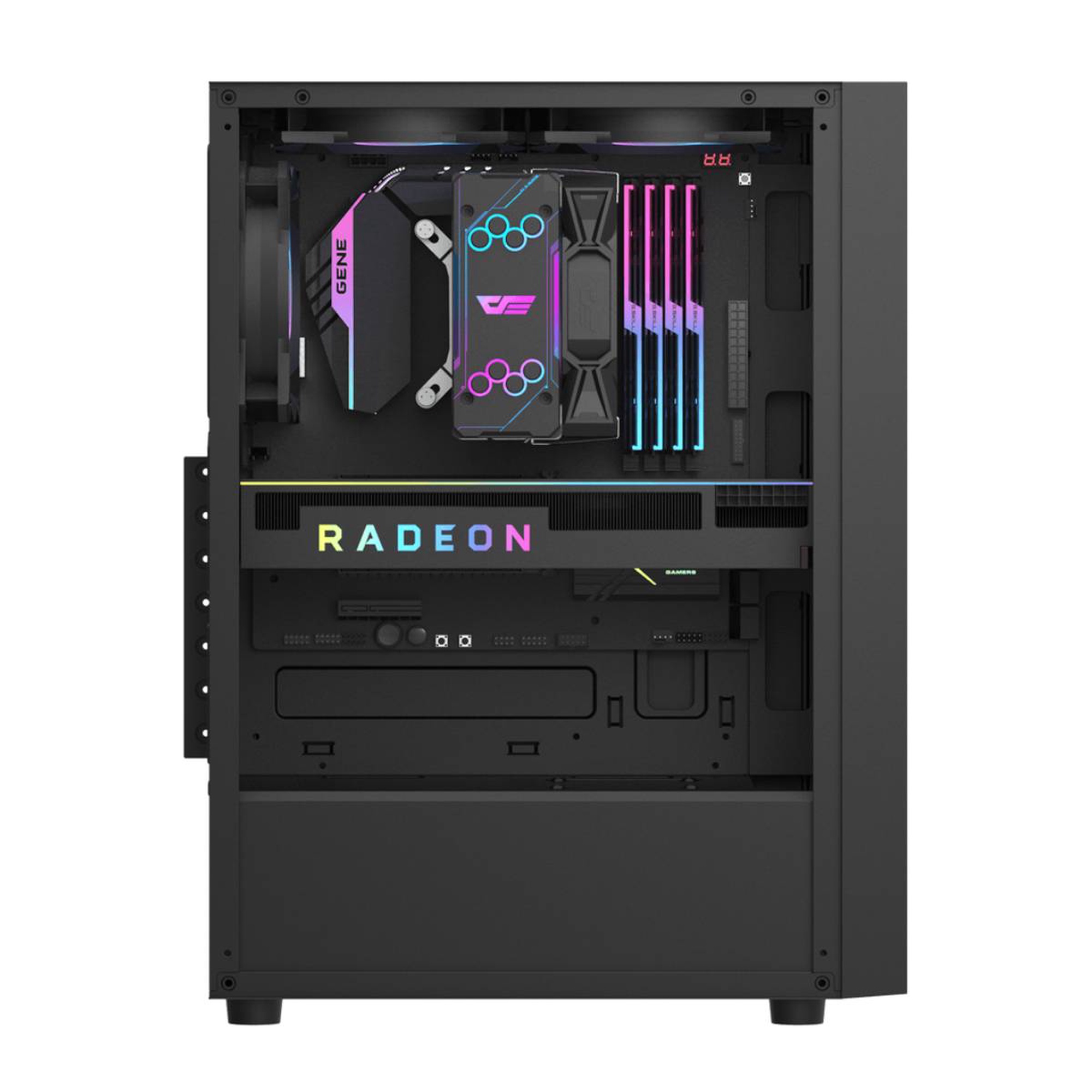 Stacionārs dators Intop Aqua Ryzen 7 7700X, 4 TB, DDR5 64 GB, SSD+HDD 2 TB 2 TB, Nvidia GeForce ...