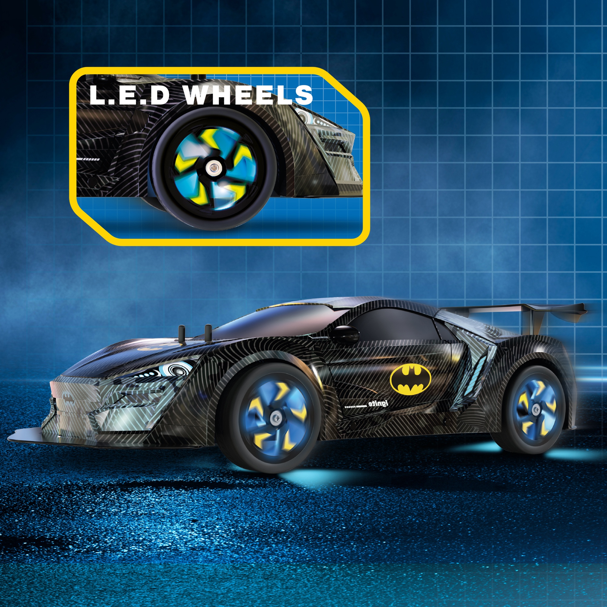 Rc automašīna Bladez Toyz Batman, 1:10, melna - Ksenukai.lv