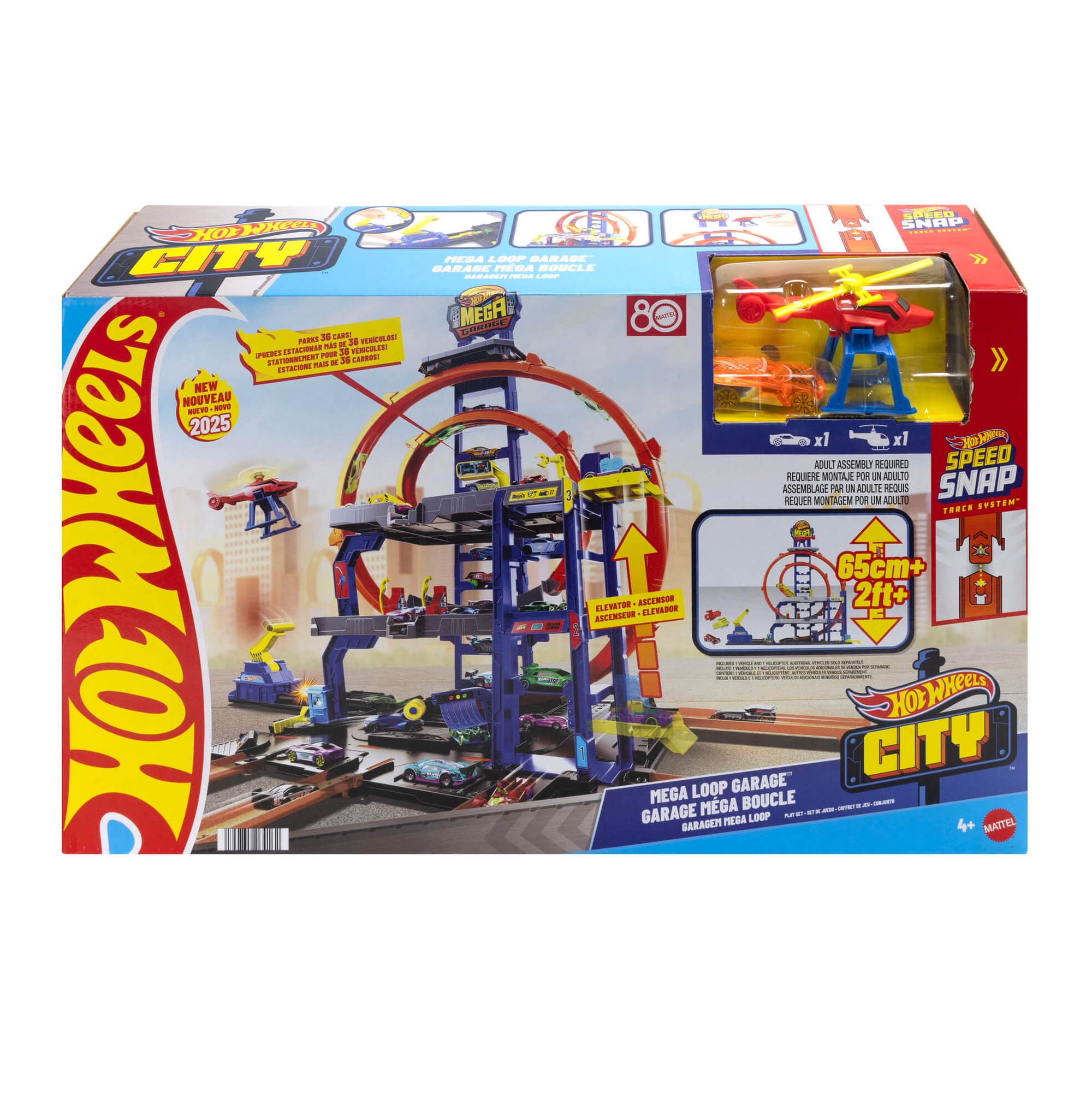 Autoparkla Mattel Hot Wheels Mega Loop JBM74, mitmevärviline - K-rauta