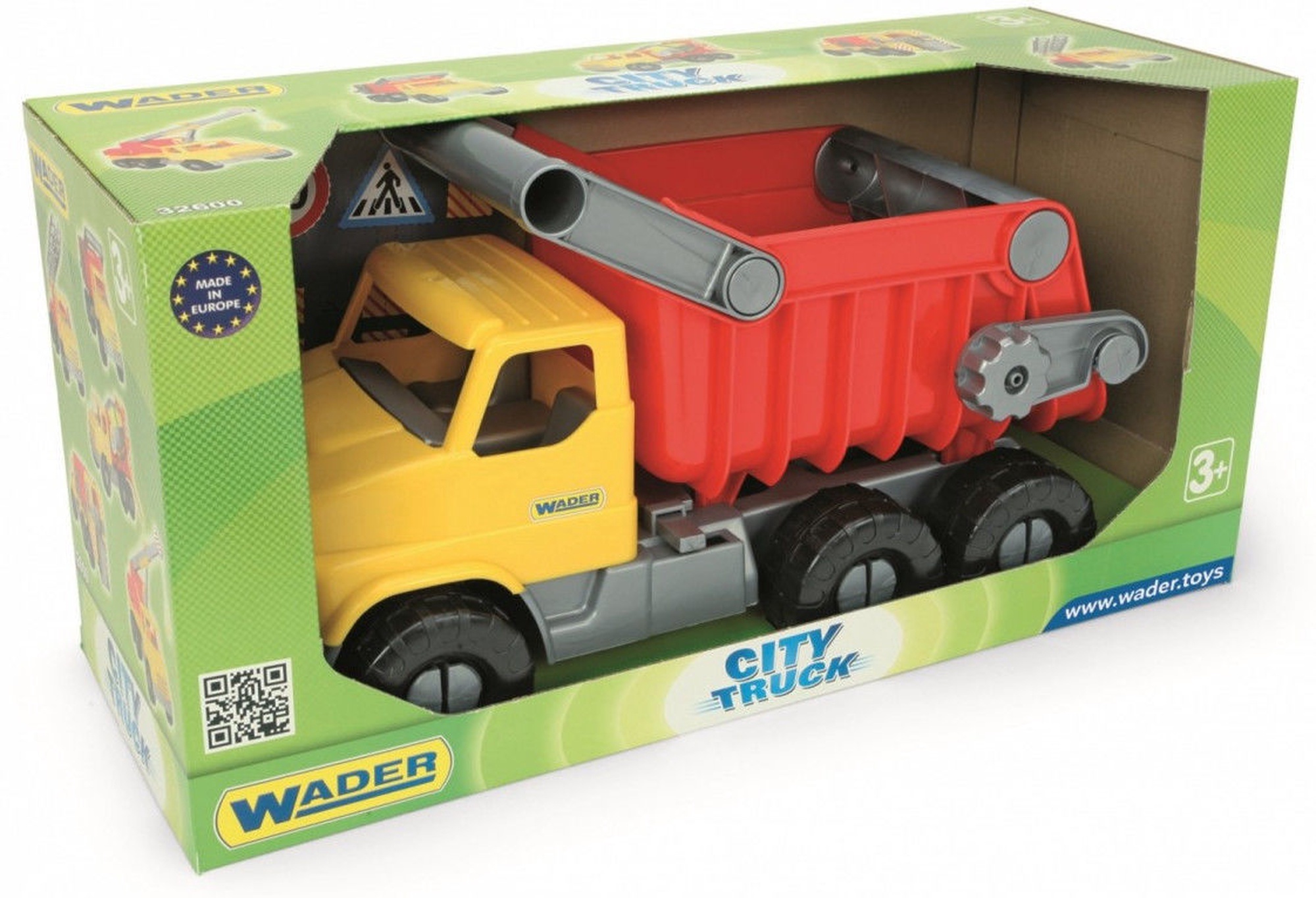 Rotaļu pašizgāzējs Wader 32600d, dzeltena - Ksenukai.lv