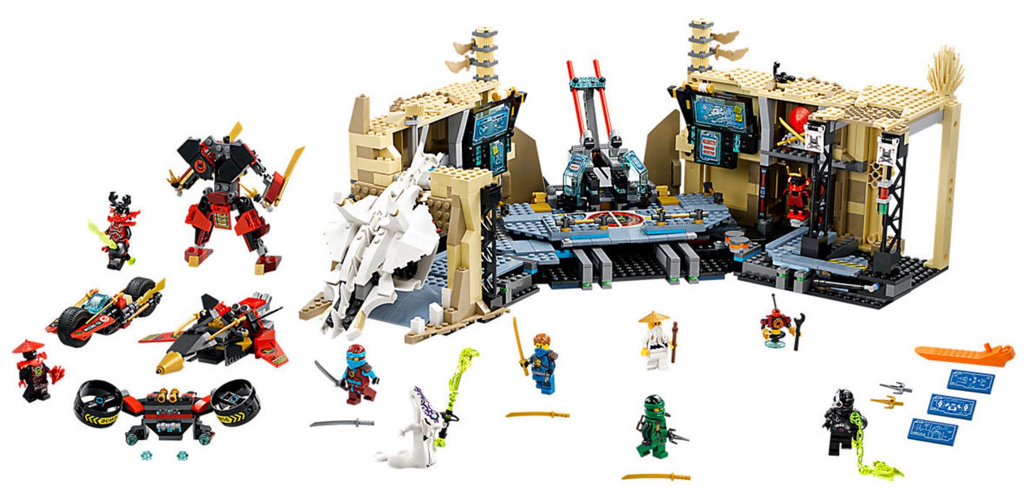 Konstruktorius LEGO® Ninjago Samurai X Cave Chaos 70596, 1253 vnt. - 1a.lt