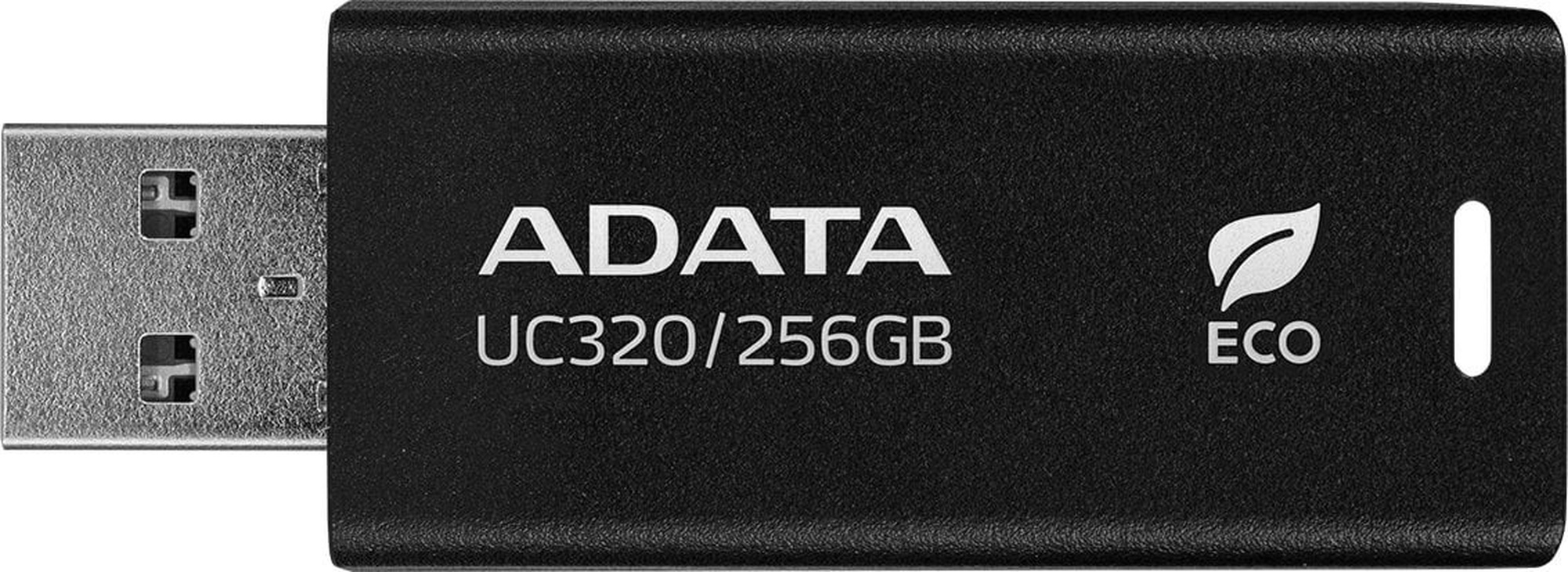 USB zibatmiņa Adata UC320, melna, 256 GB - Ksenukai.lv