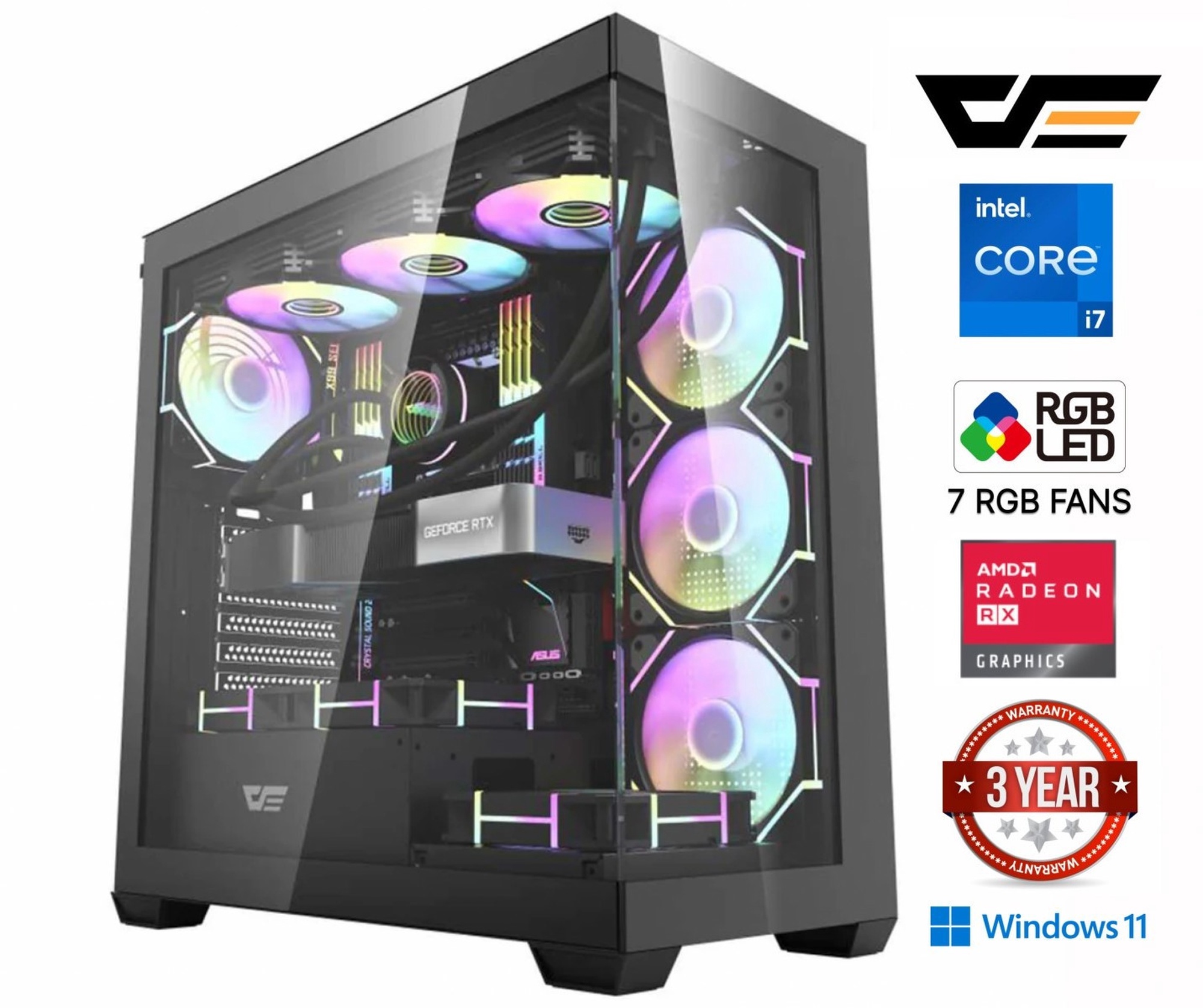 Statsionaarne arvuti Mdata Gaming 90302355 Core i7-13700F, 1 TB, DDR5 ...