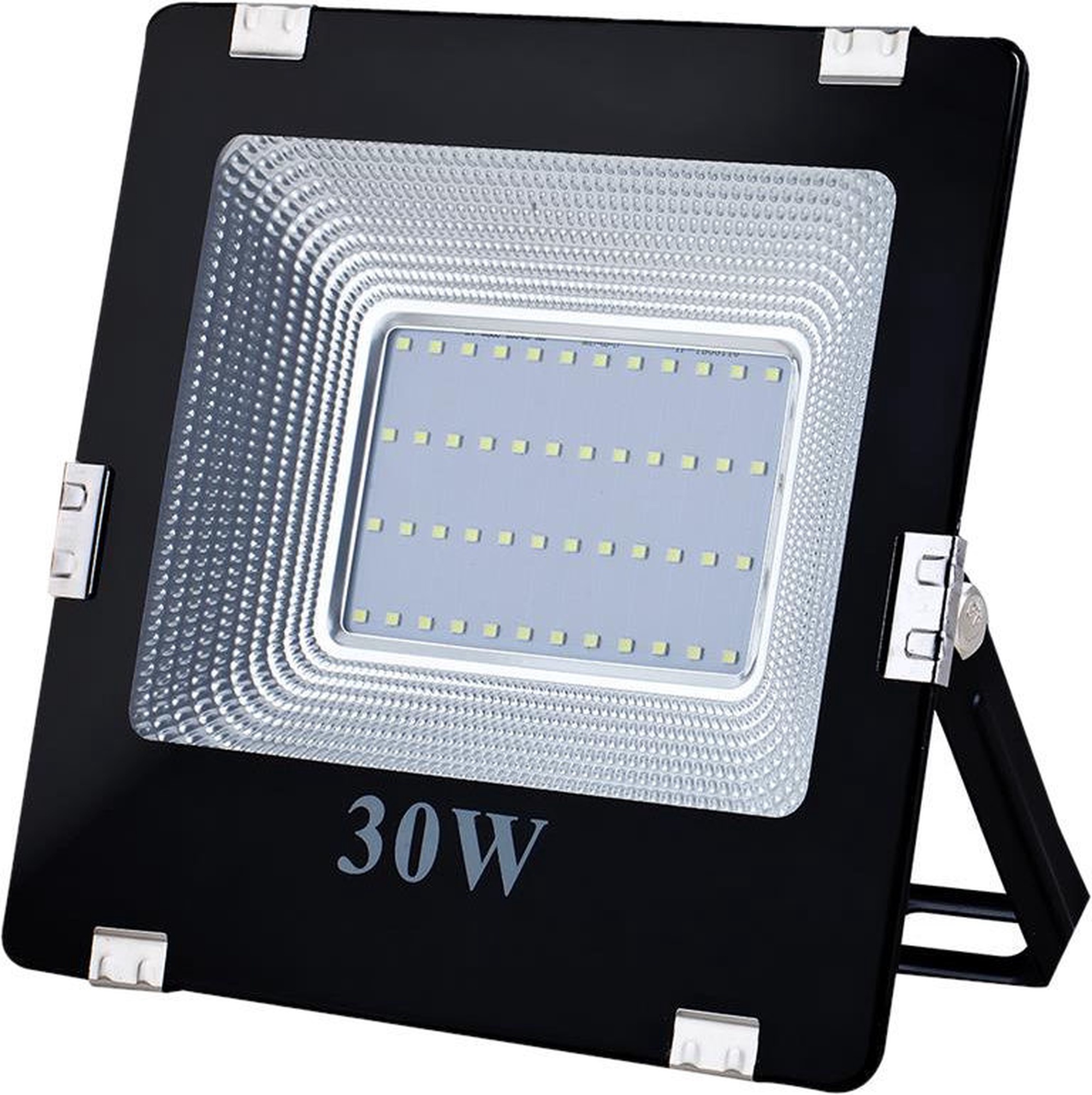 Prožektor ART, 30 W, 2100 lm, 4000 °K, IP65, must - K-rauta