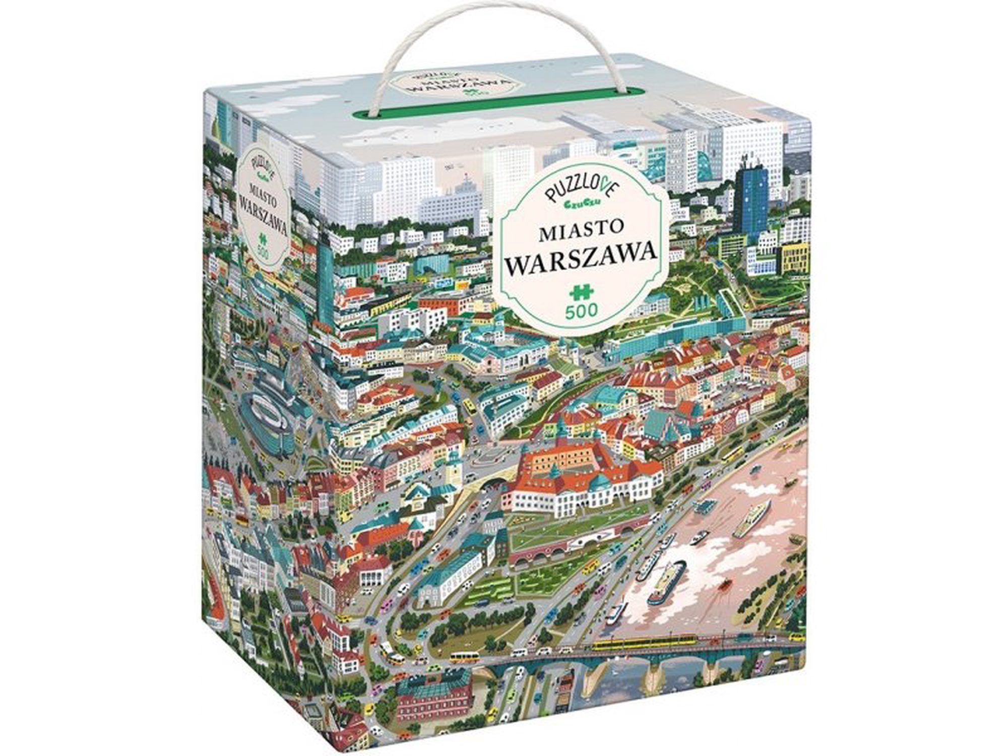 Pusle CzuCzu City Of Warsa 2658, 68 cm x 48 cm, 500 tk, mitmevärviline ...