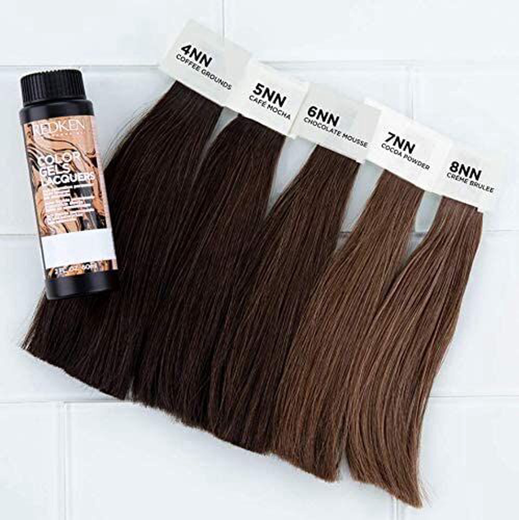 Kраска для волос Redken Color Gels Lacquers, coffee grounds, 4NN, 180 ...
