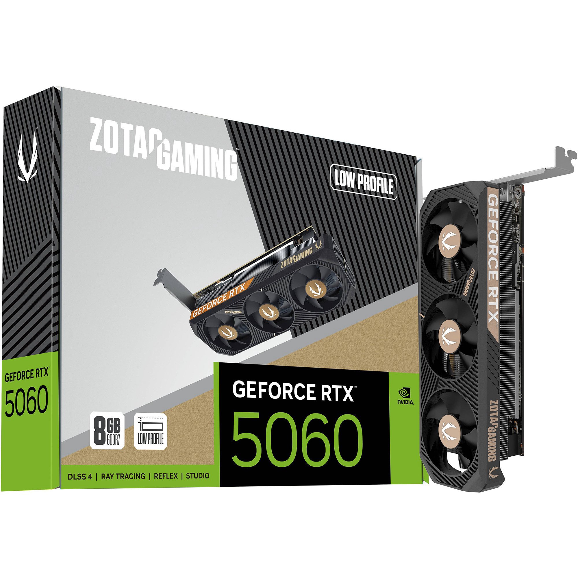 Videokarte Zotac GAMING GeForce RTX 5060 Low Profile, 8 GB, GDDR7 ...