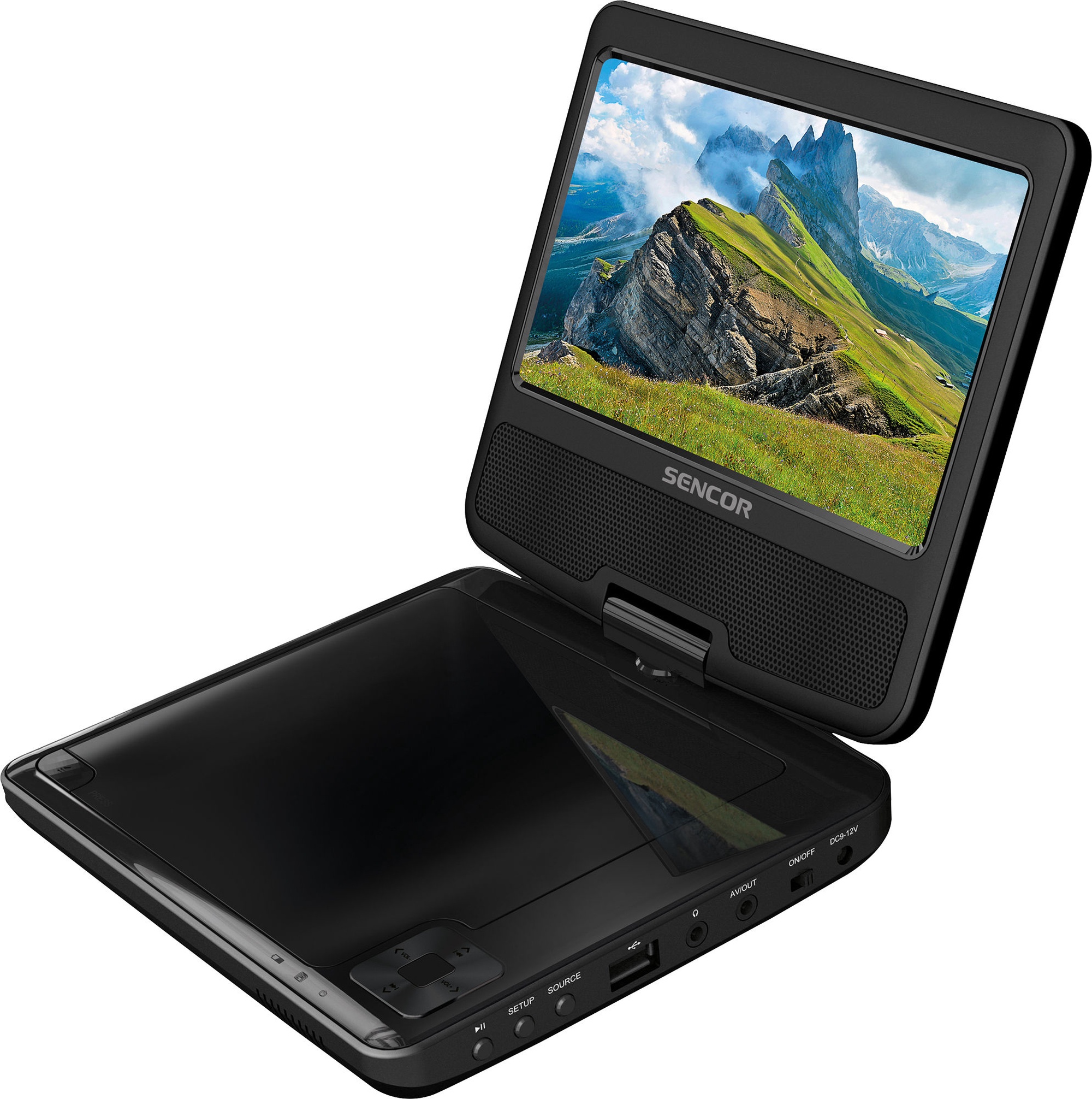 Kaasaskantav DVD-mängija Sencor SPV 2722 Black - K-rauta