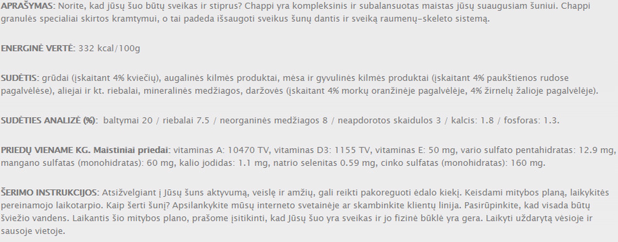 Kuiv koeratoit Chappi Complete Food, kanaliha/köögiviljad, 2.7 kg - K-rauta