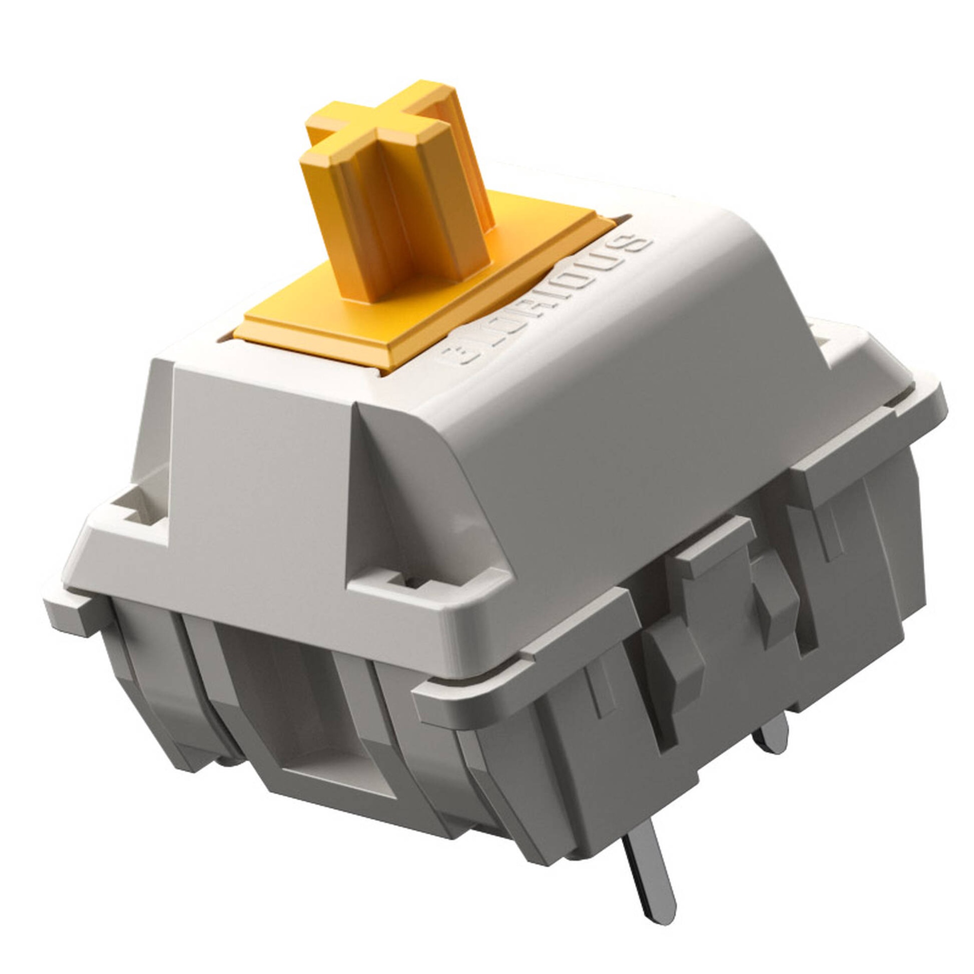 Klaviatūras taustiņi Glorious Panda Standard, balta/dzeltena - Ksenukai.lv