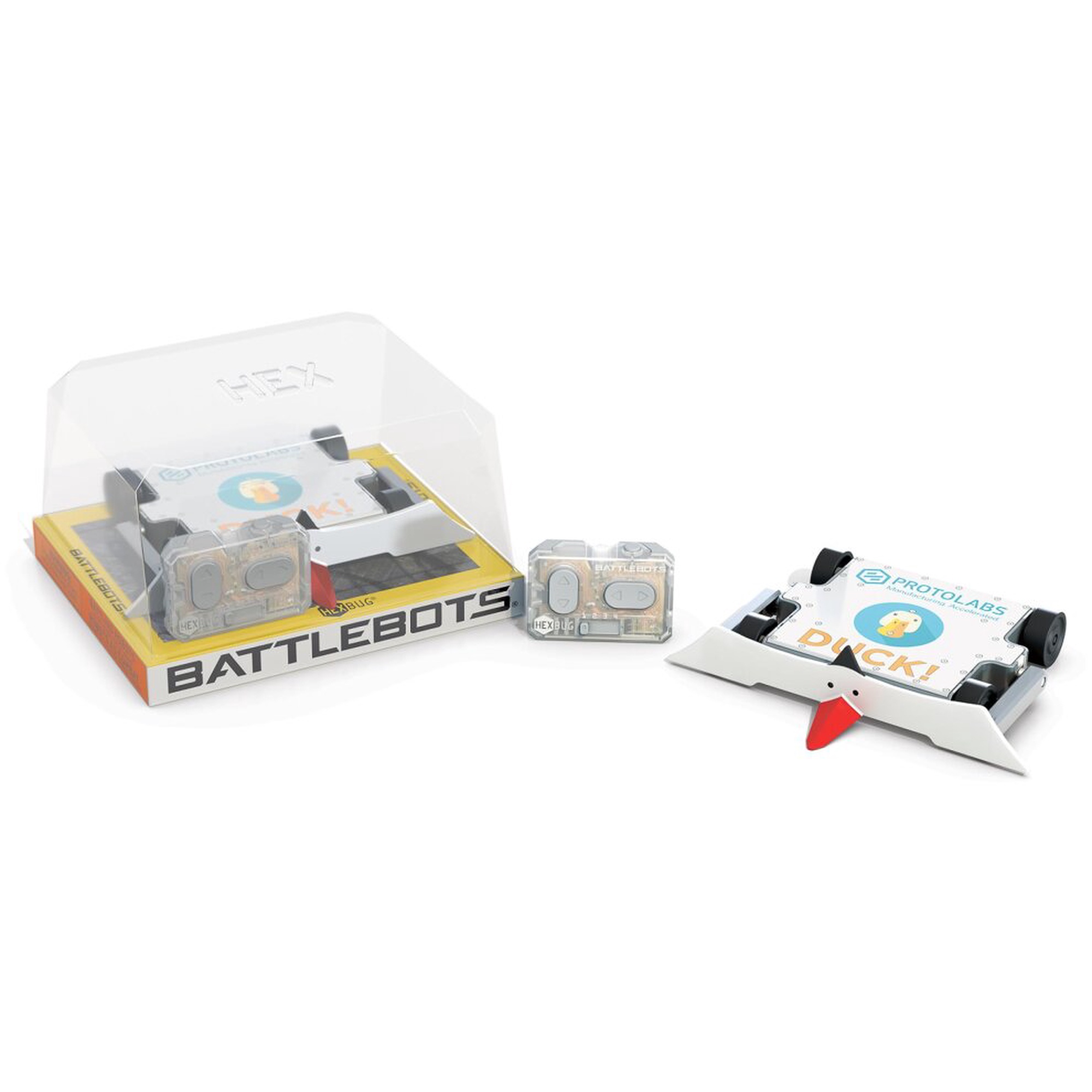 Raadio teel juhitav robot Spin Master HEXBUG Battle Bots - DUCK, valge ...