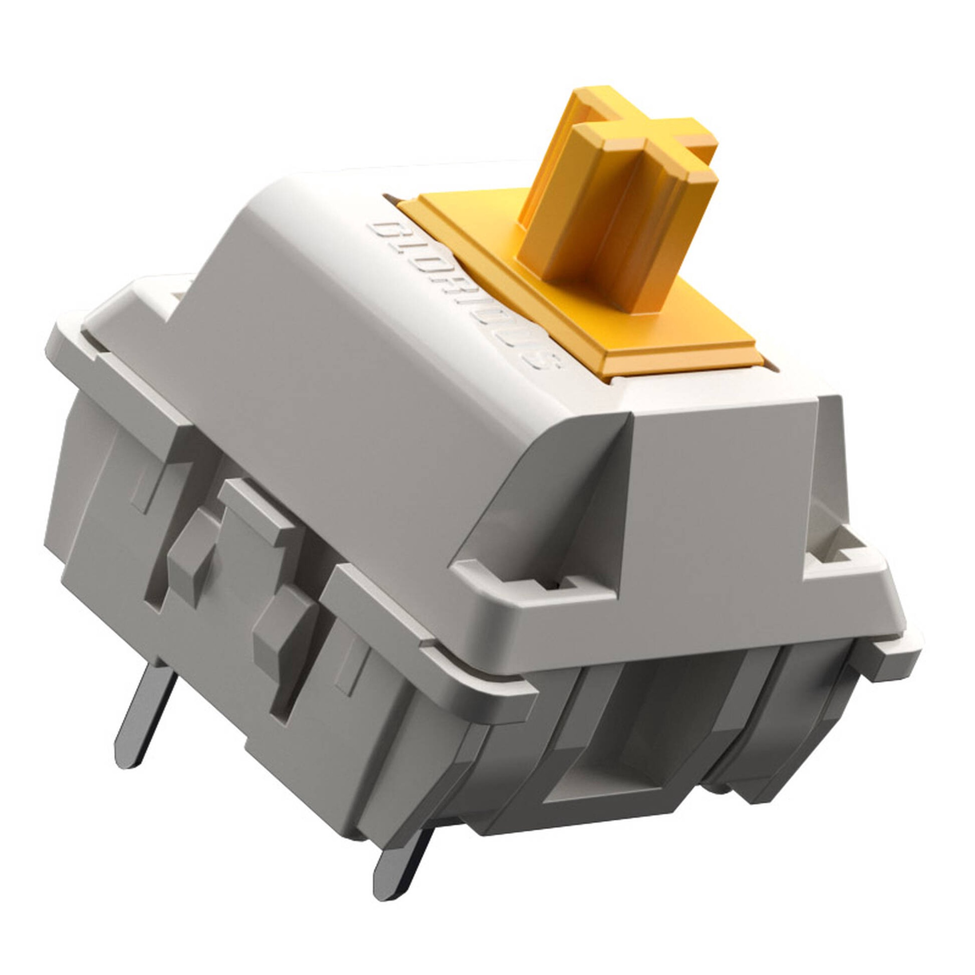 Klaviatūras taustiņi Glorious Panda Standard, balta/dzeltena - Ksenukai.lv