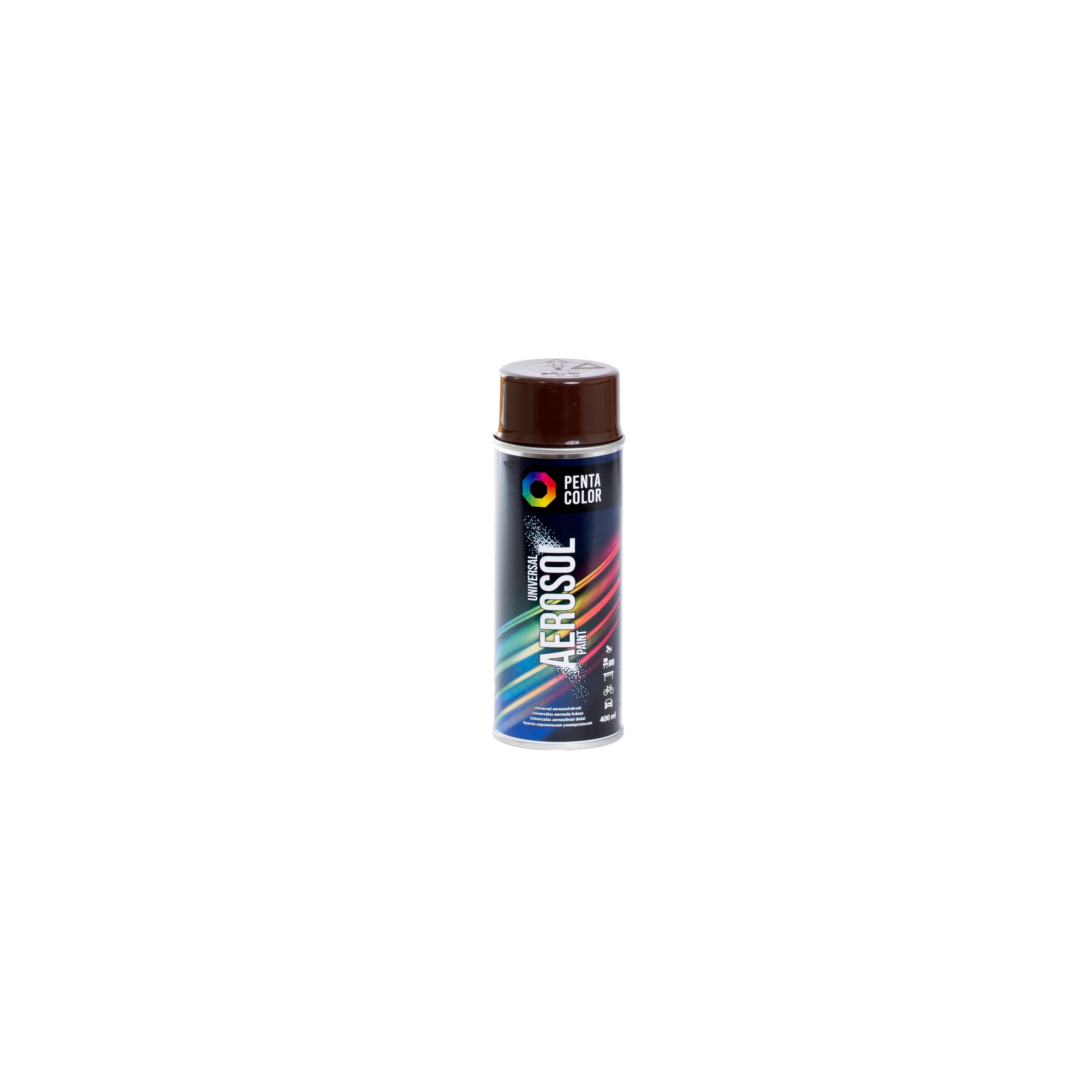 Aerozoliniai dažai Pentacolor Universal, paprastieji, ruda (ral 8017 ...