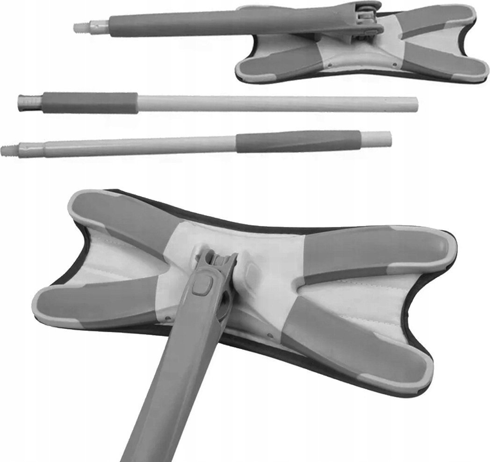 Slota grīdas mazgāšanai WMC Tools X, 115 - 128 cm, pelēka - Ksenukai.lv