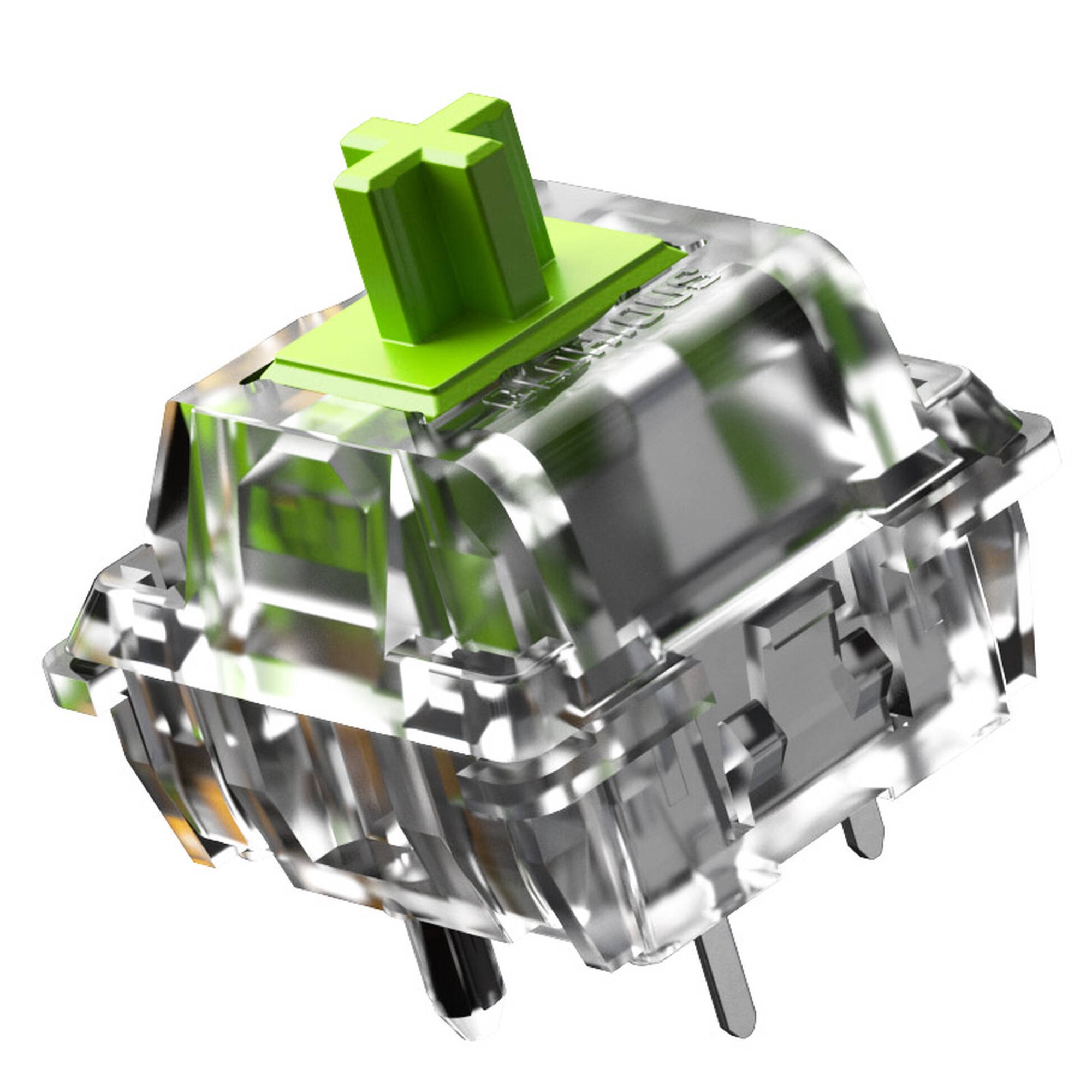 Klaviatūras taustiņi Glorious Raptor, caurspīdīga/zaļa - Ksenukai.lv