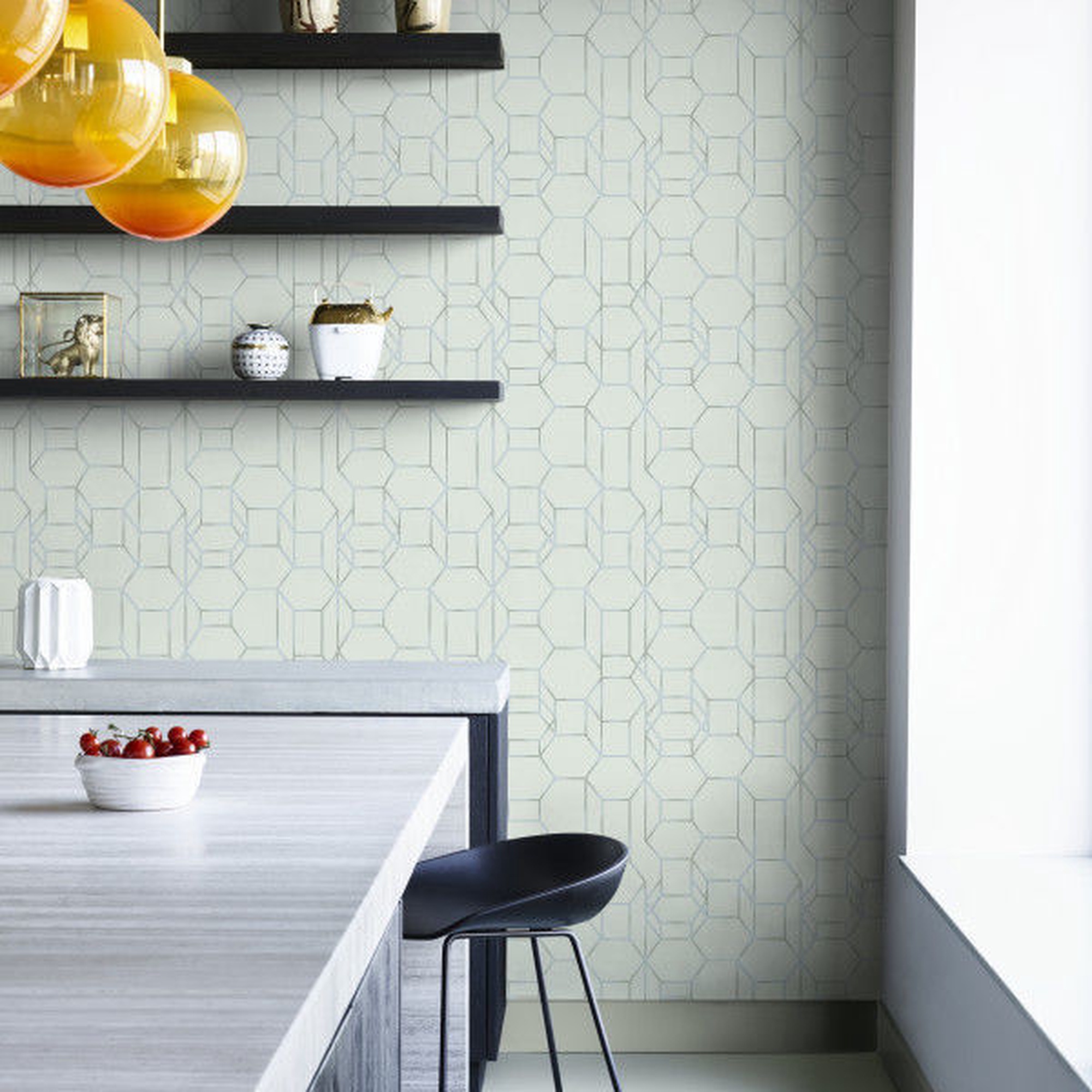 Tapeet BN Walls Dimensions 219622, vinüül, valge/hall/mitmevärviline ...