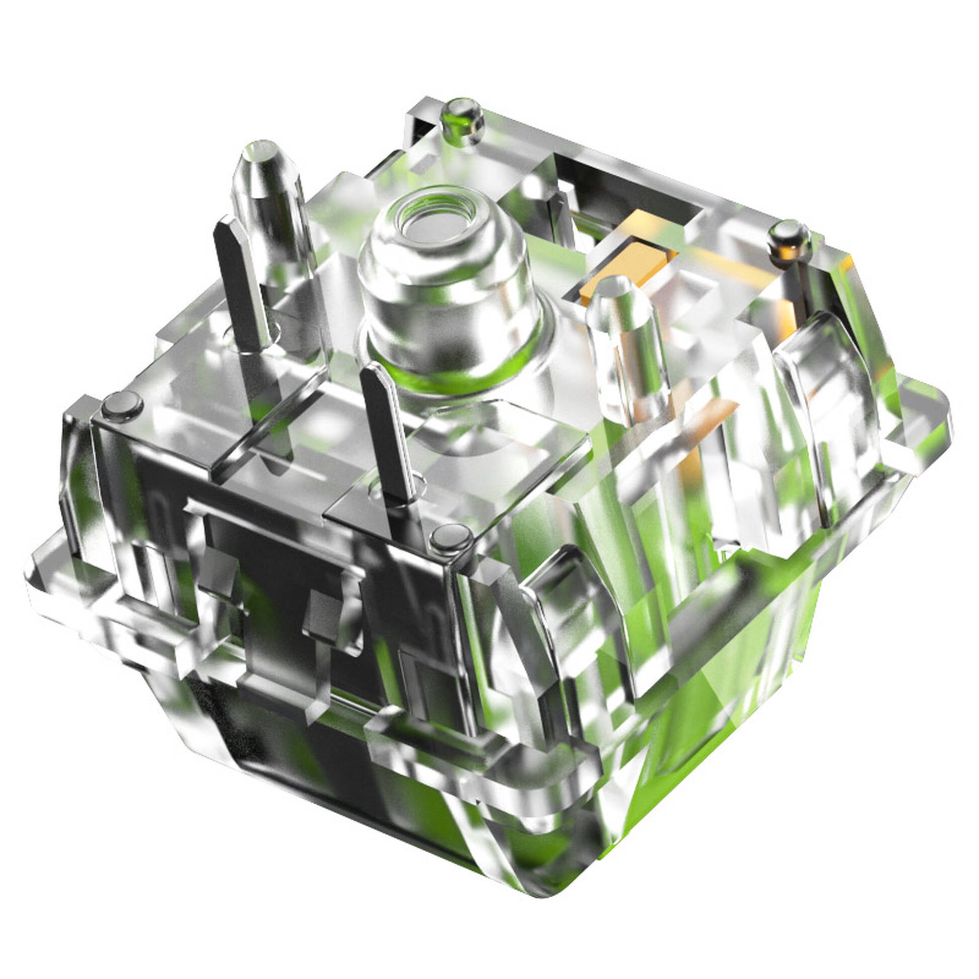 Klaviatūras taustiņi Glorious Raptor, caurspīdīga/zaļa - Ksenukai.lv